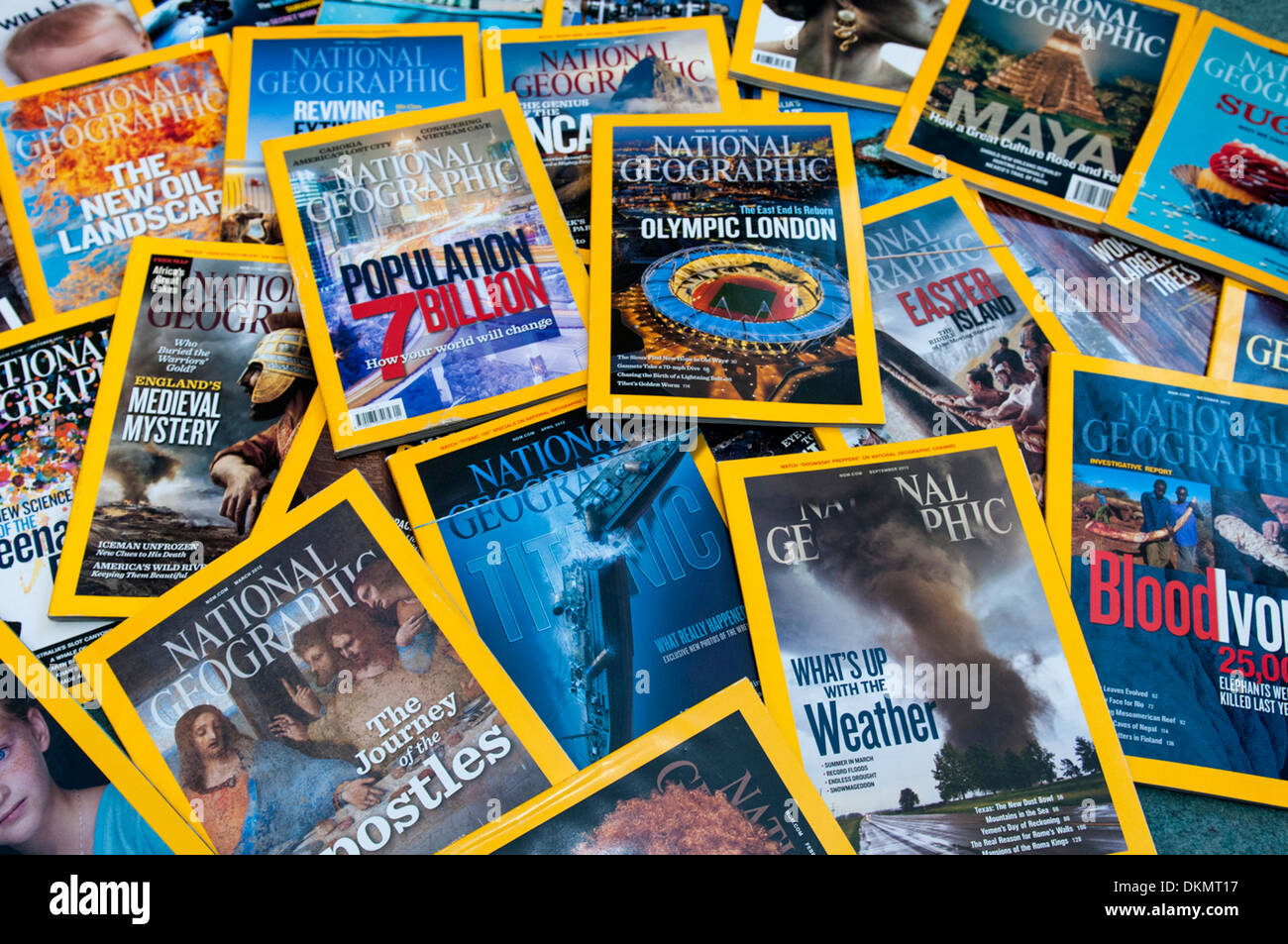 National Geographic Magazine Stock Photo - Alamy