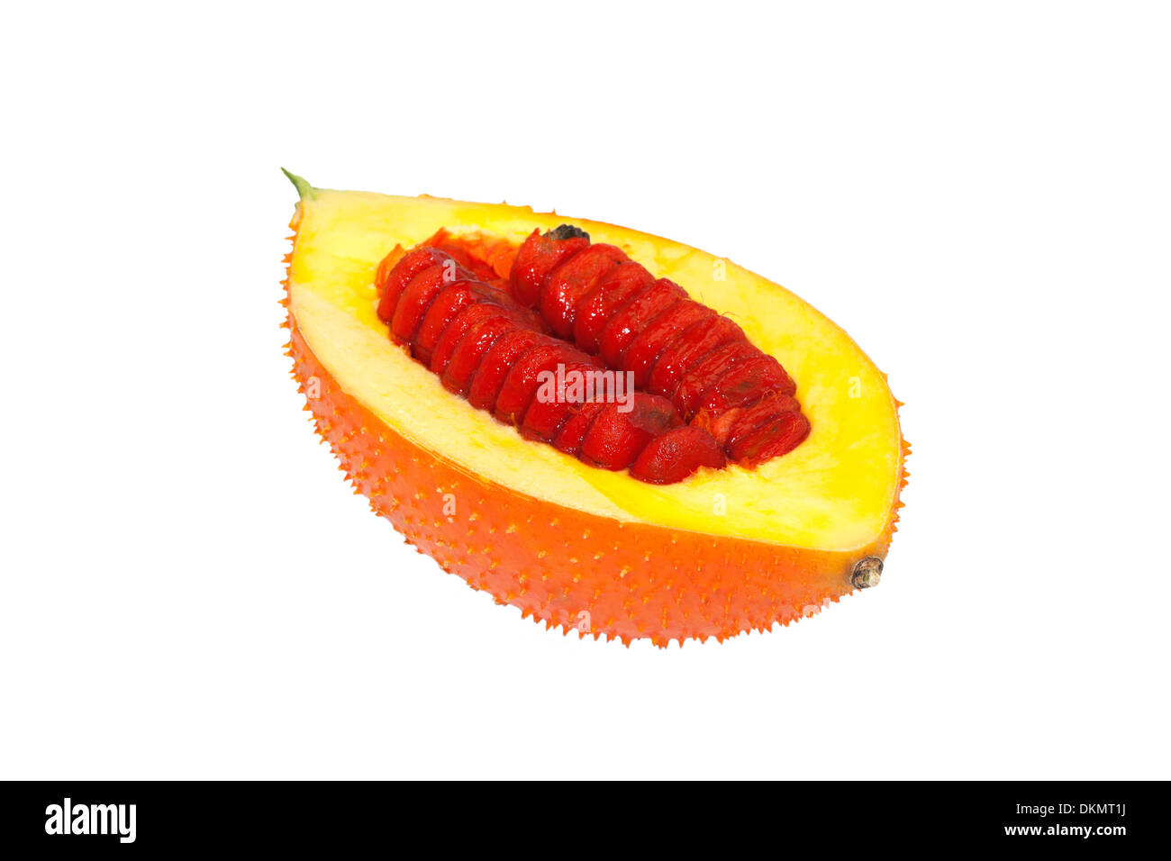 gac friut isolated on white background Stock Photo - Alamy