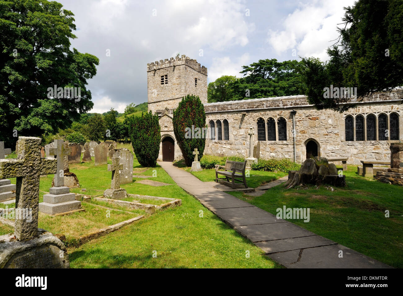 The medieval church with which J.B. Priestley is associated ...