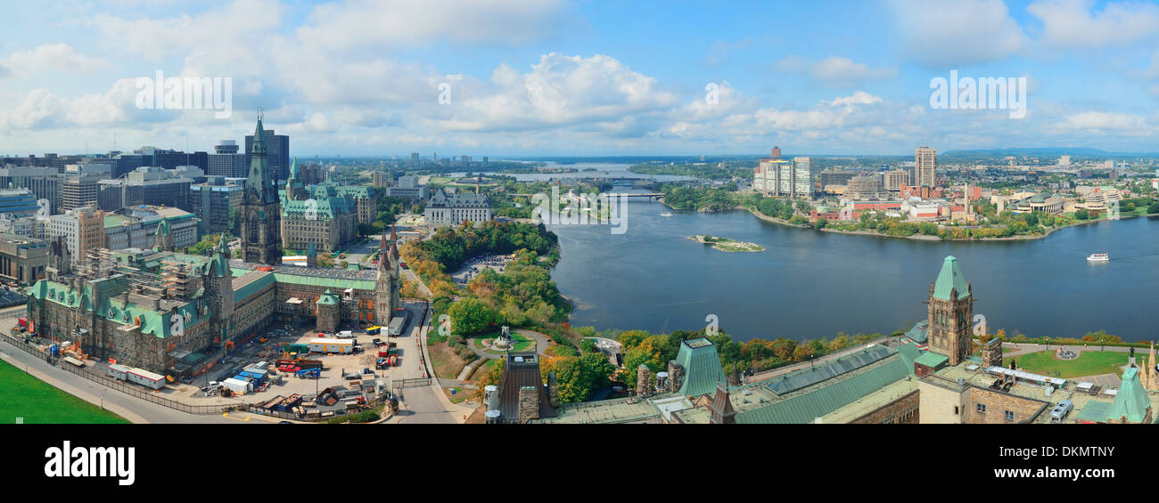 Ottawa parliament hill panorama hi-res stock photography and images - Alamy