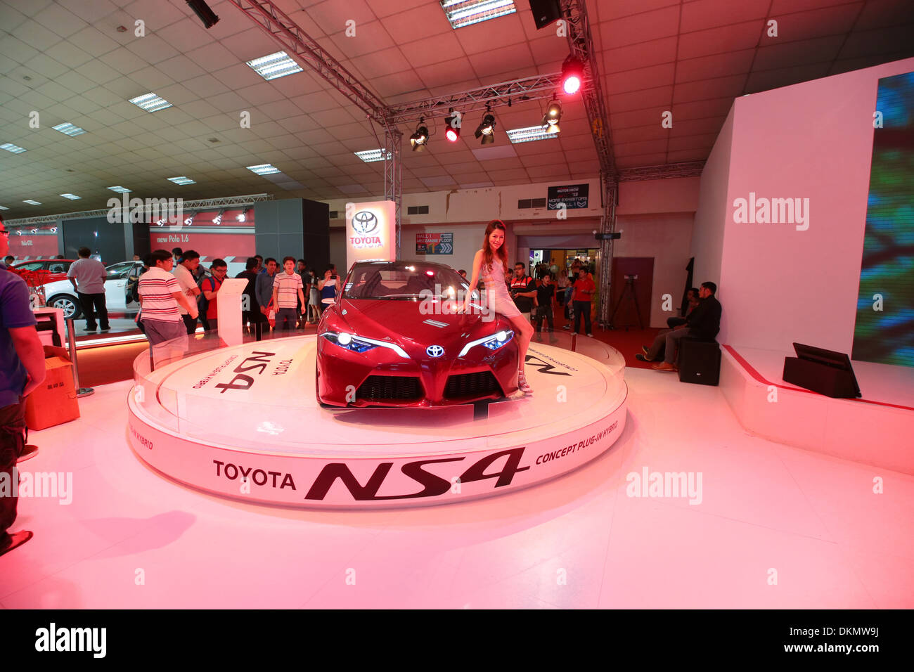 Toyota NS4, a concept plug-in hybrid show car at KL International Motor ...