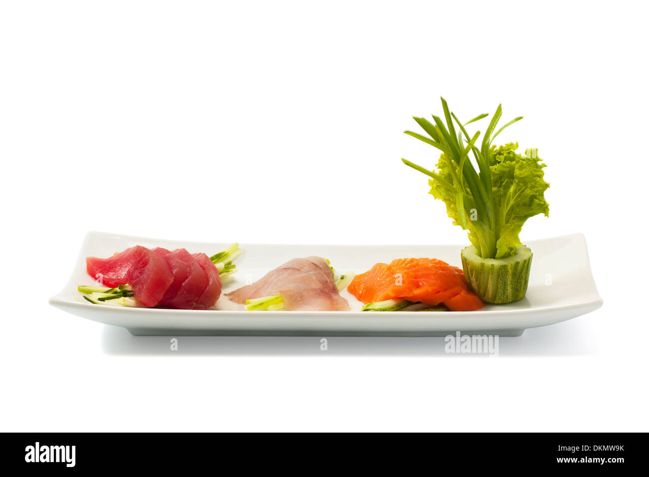 sashimi isolated on white background Stock Photo - Alamy