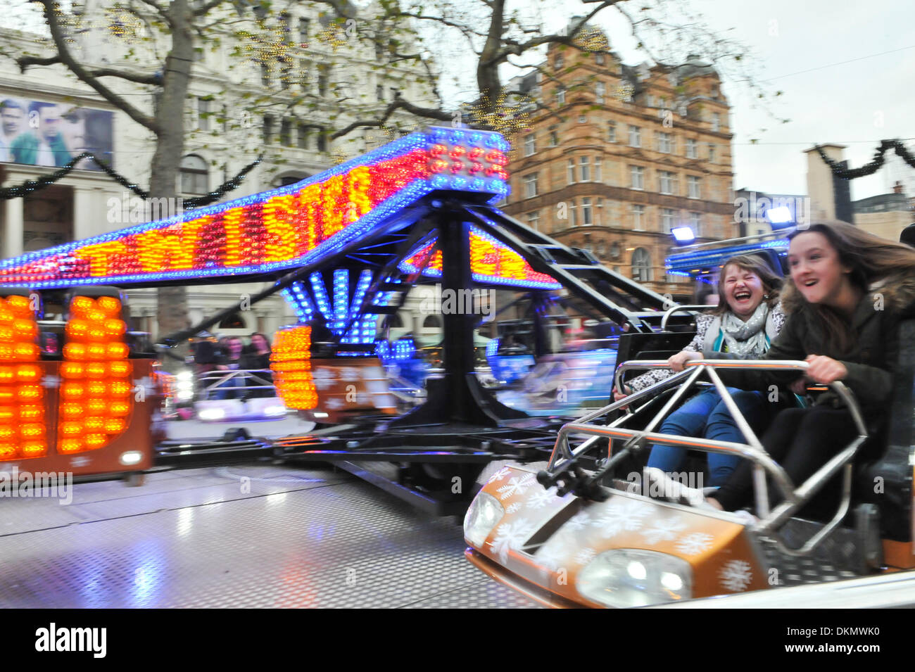 Twister ride funfair ride hi-res stock photography and images - Alamy