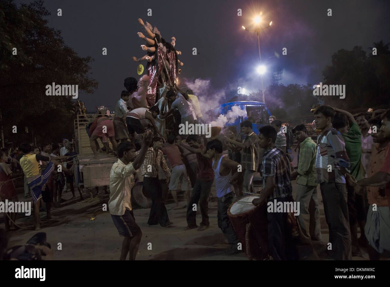 Vijaya Dashami day-Goddess Durga immersion at Babughat-Kolkata-by ...