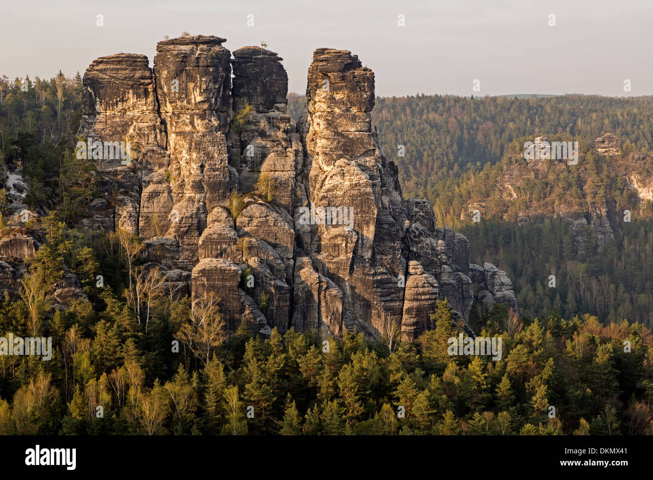 Bastion, Elbe Sandstone Mountains, Saxon, Germany, Europe Stock Photo ...
