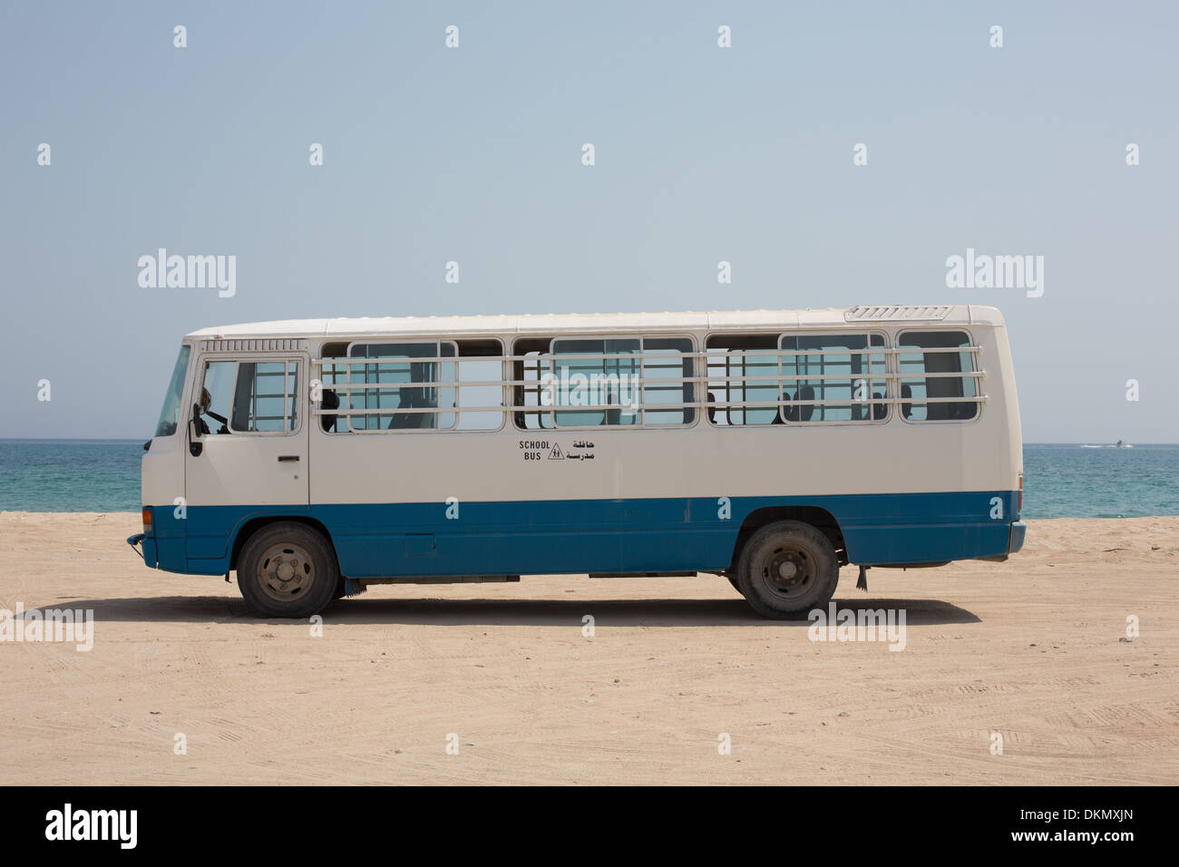 School bus on parking lot hi-res stock photography and images - Alamy