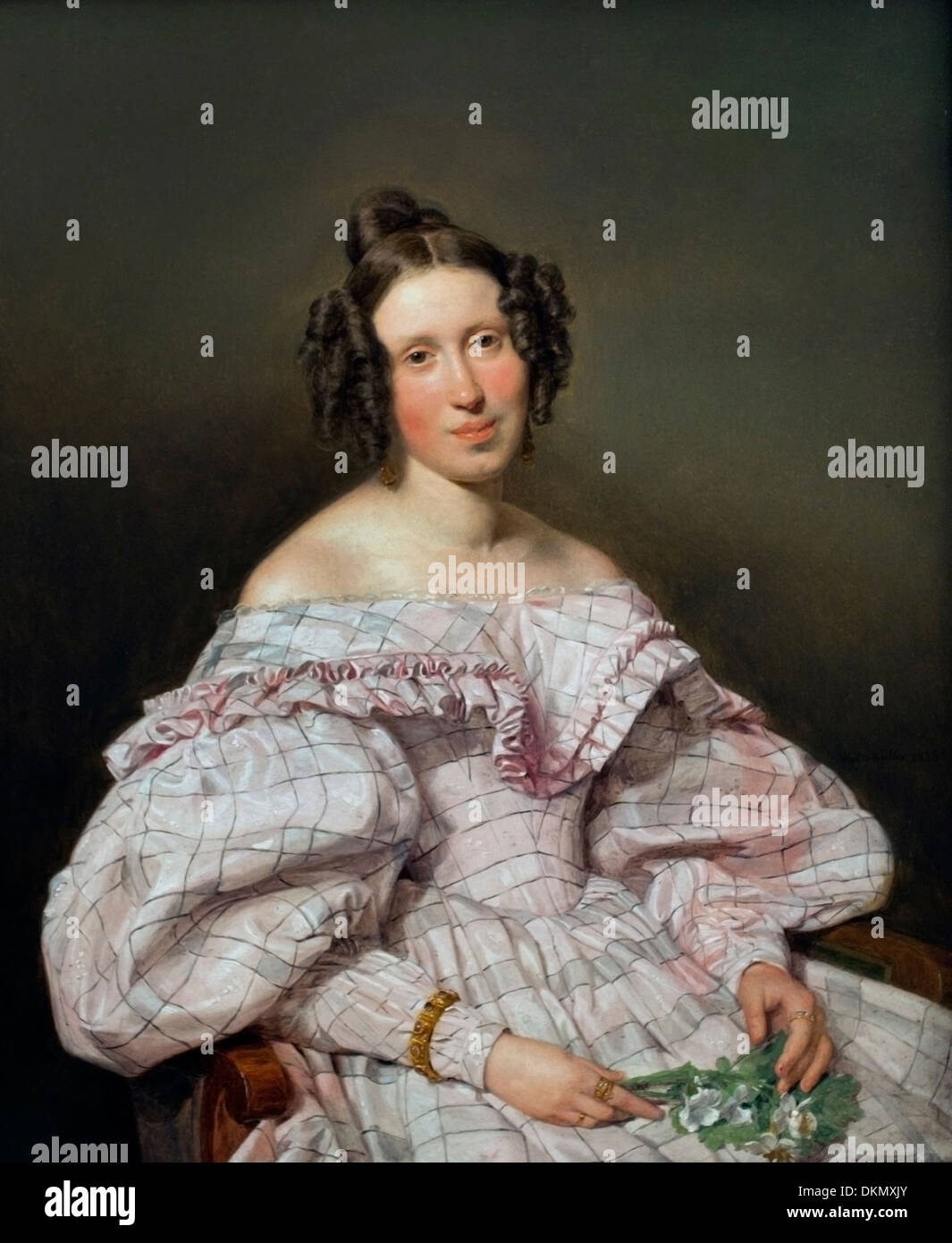 Portrait of a Lady 1836 FERDINAND GEORG WALDMÜLLER (1793-1865) German ...