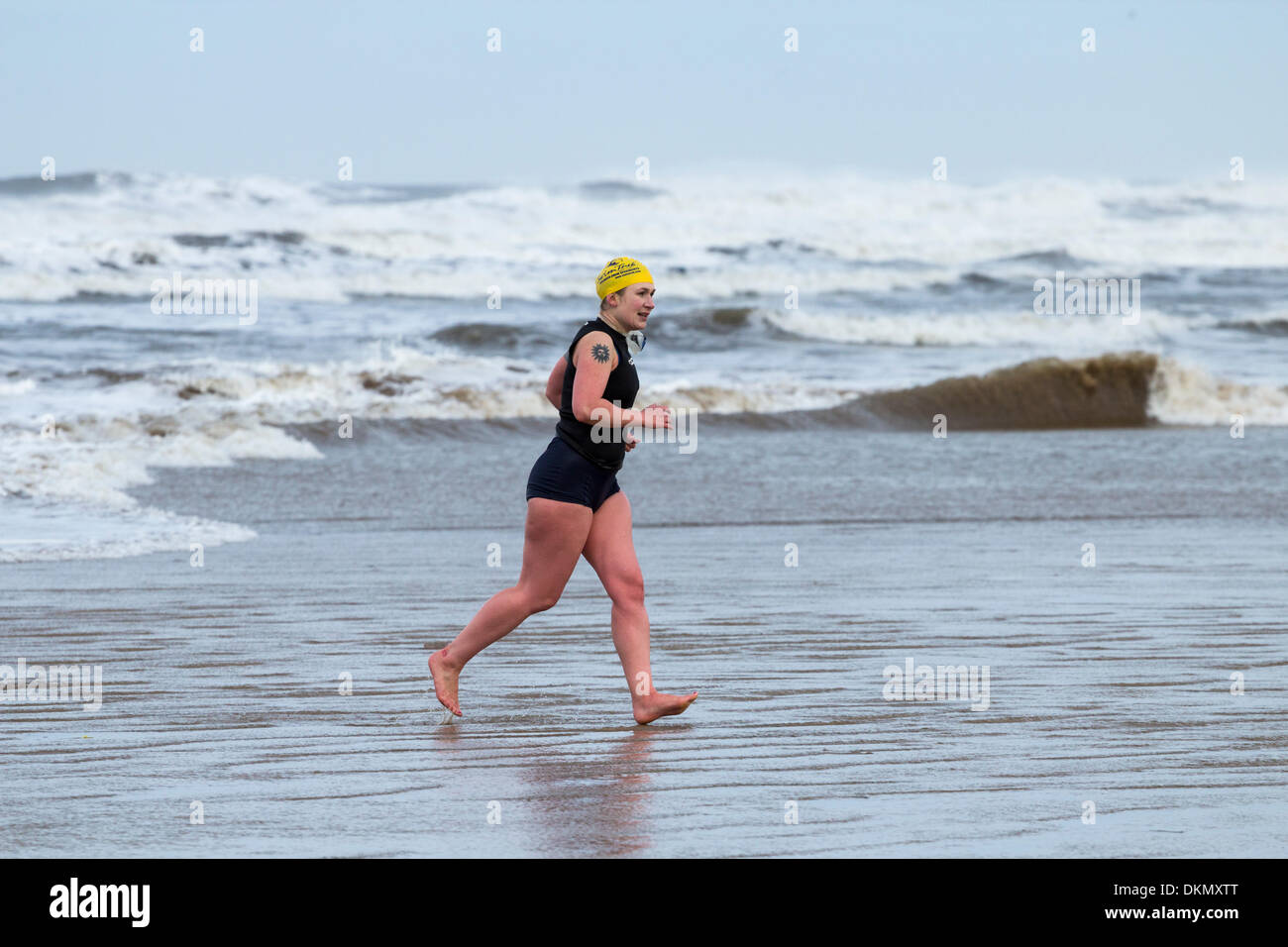 Swimmer in sea winter hi-res stock photography and images - Alamy