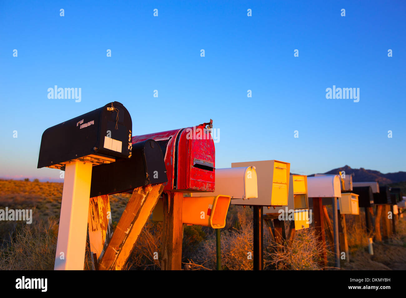 Antique us mail box in hi-res stock photography and images - Alamy
