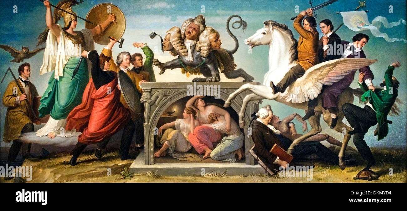 WILHELM VON KAULBACH (1804-1874) German Germany Stock Photo - Alamy