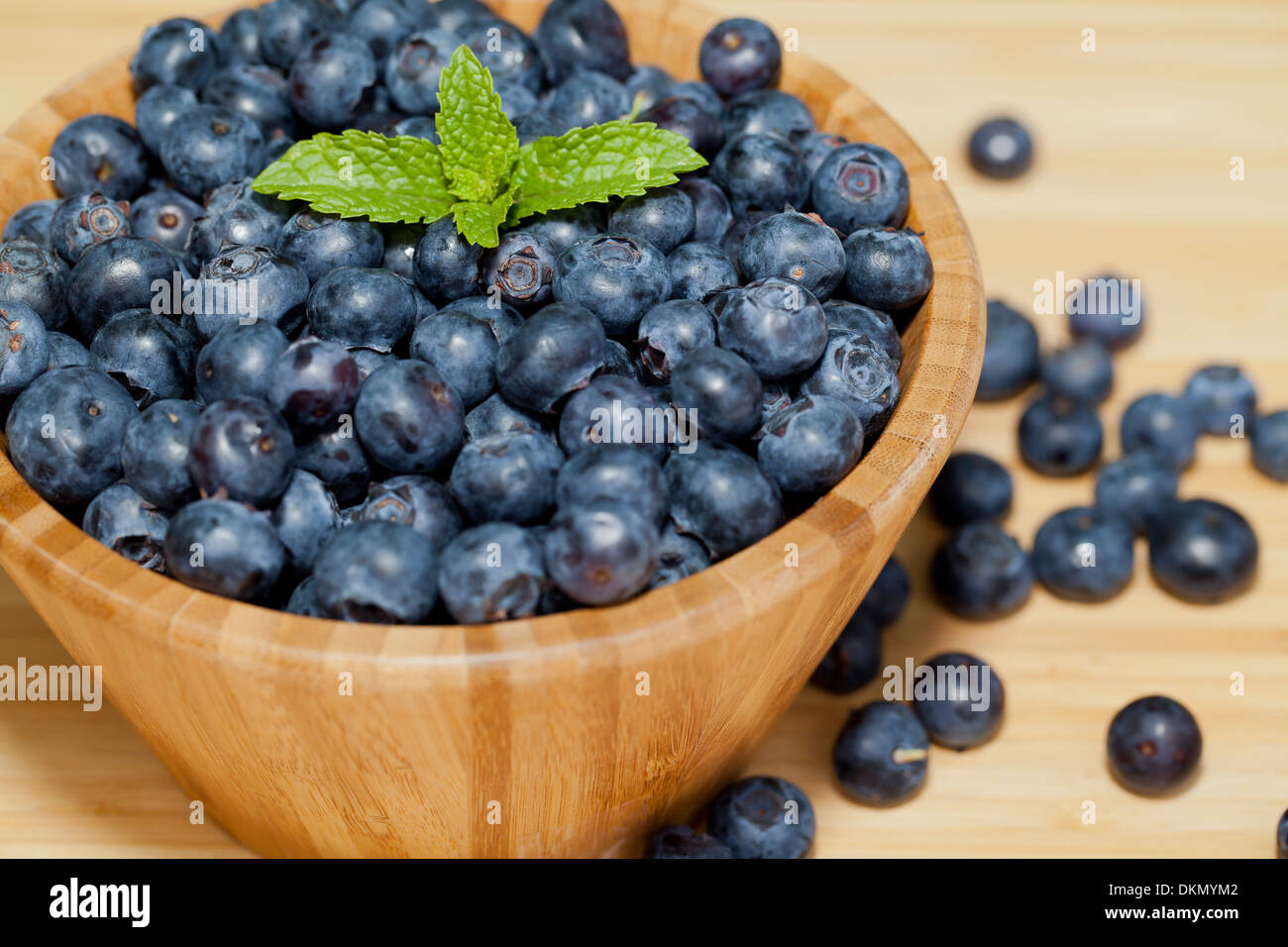 Blue bowl of blueberries forest hi-res stock photography and images - Alamy