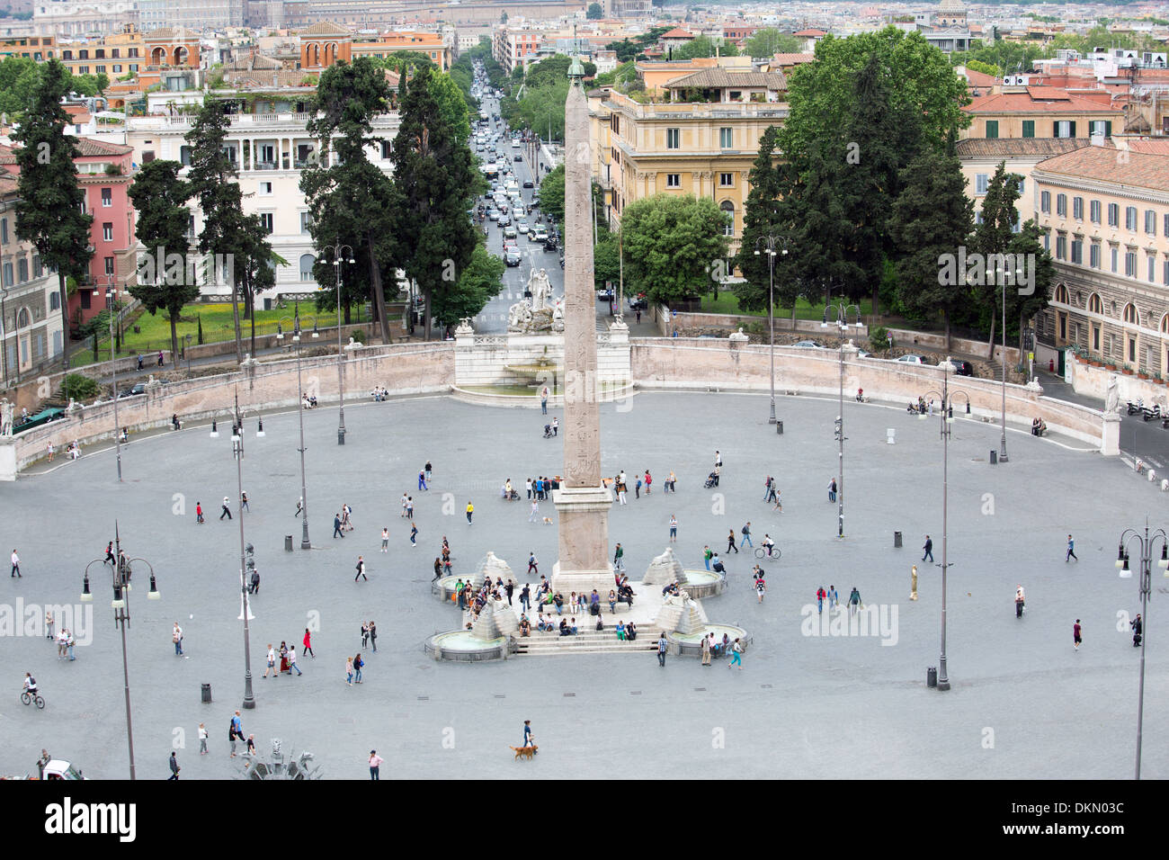 Rome the piazza del popolo hi-res stock photography and images - Alamy
