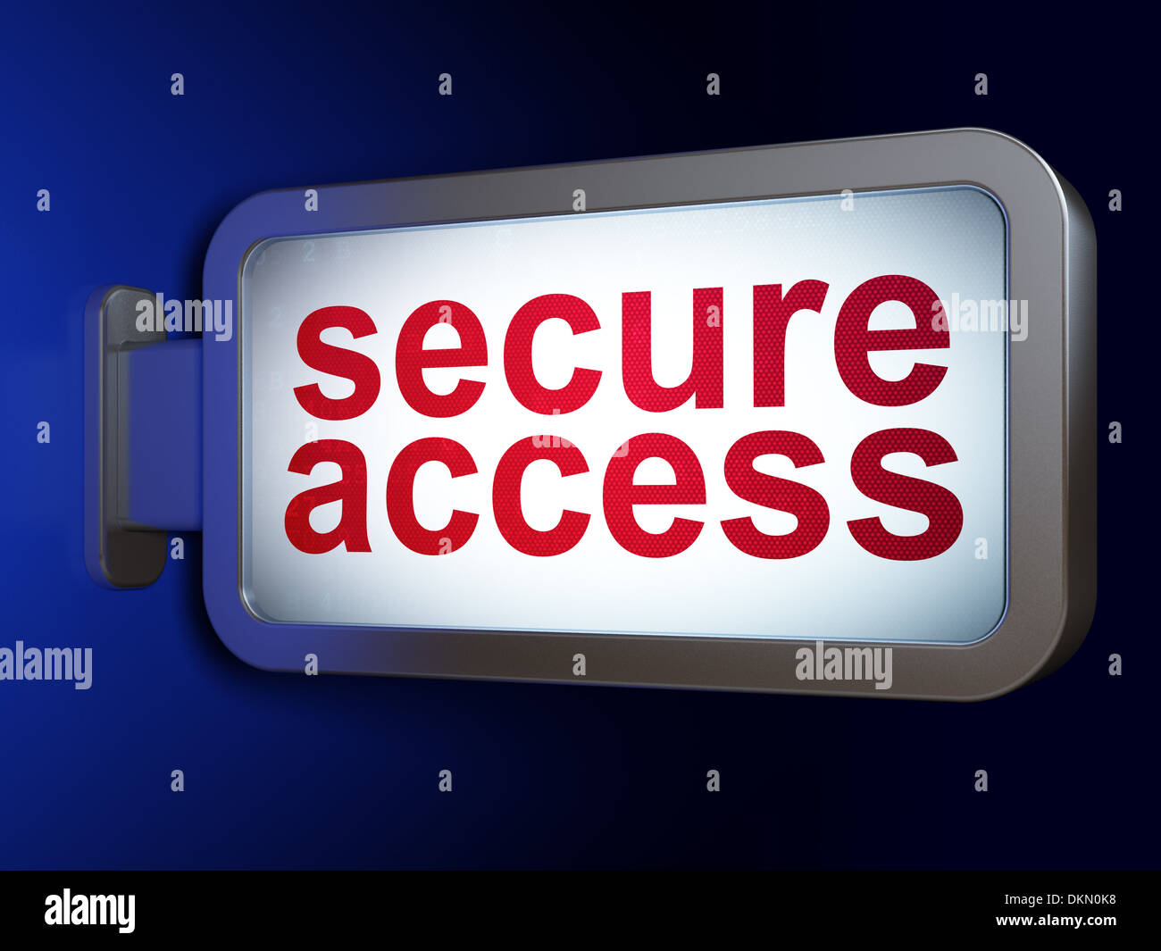 Security concept: Secure Access on billboard background Stock Photo - Alamy