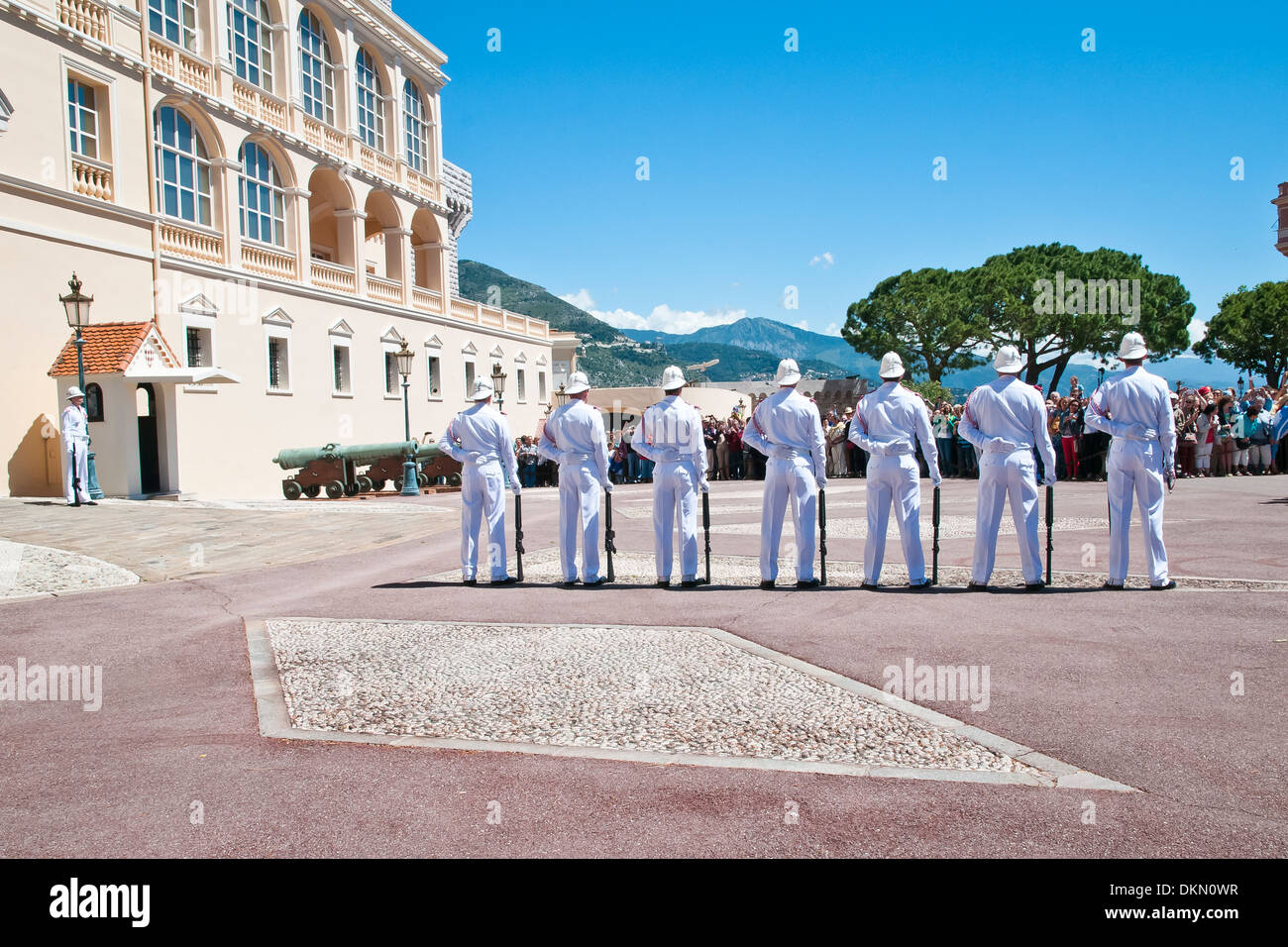 Process of Changing of the Guard at the Palace in Monaco, sovereign ...