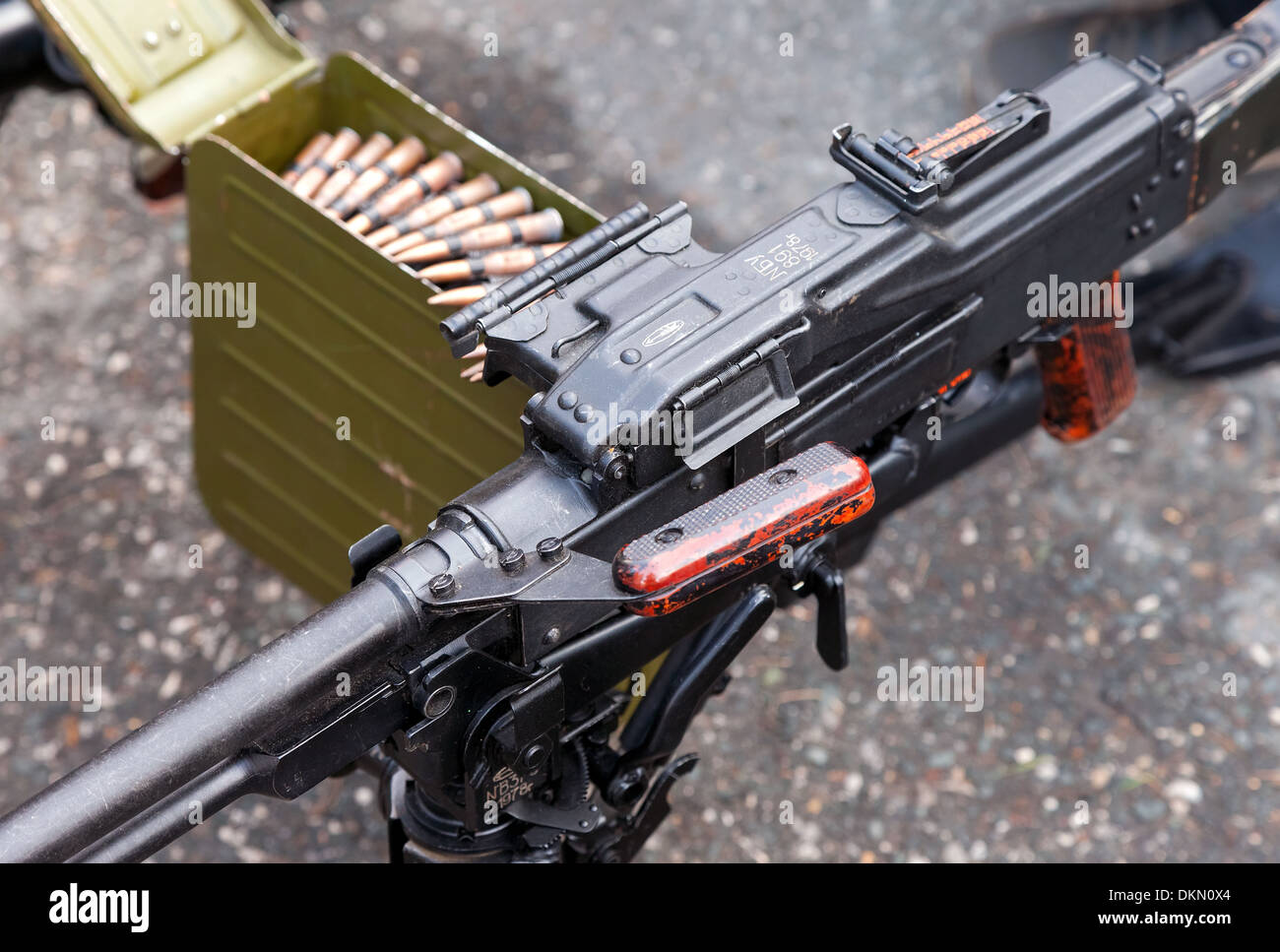 General purpose machine gun close up Stock Photo - Alamy