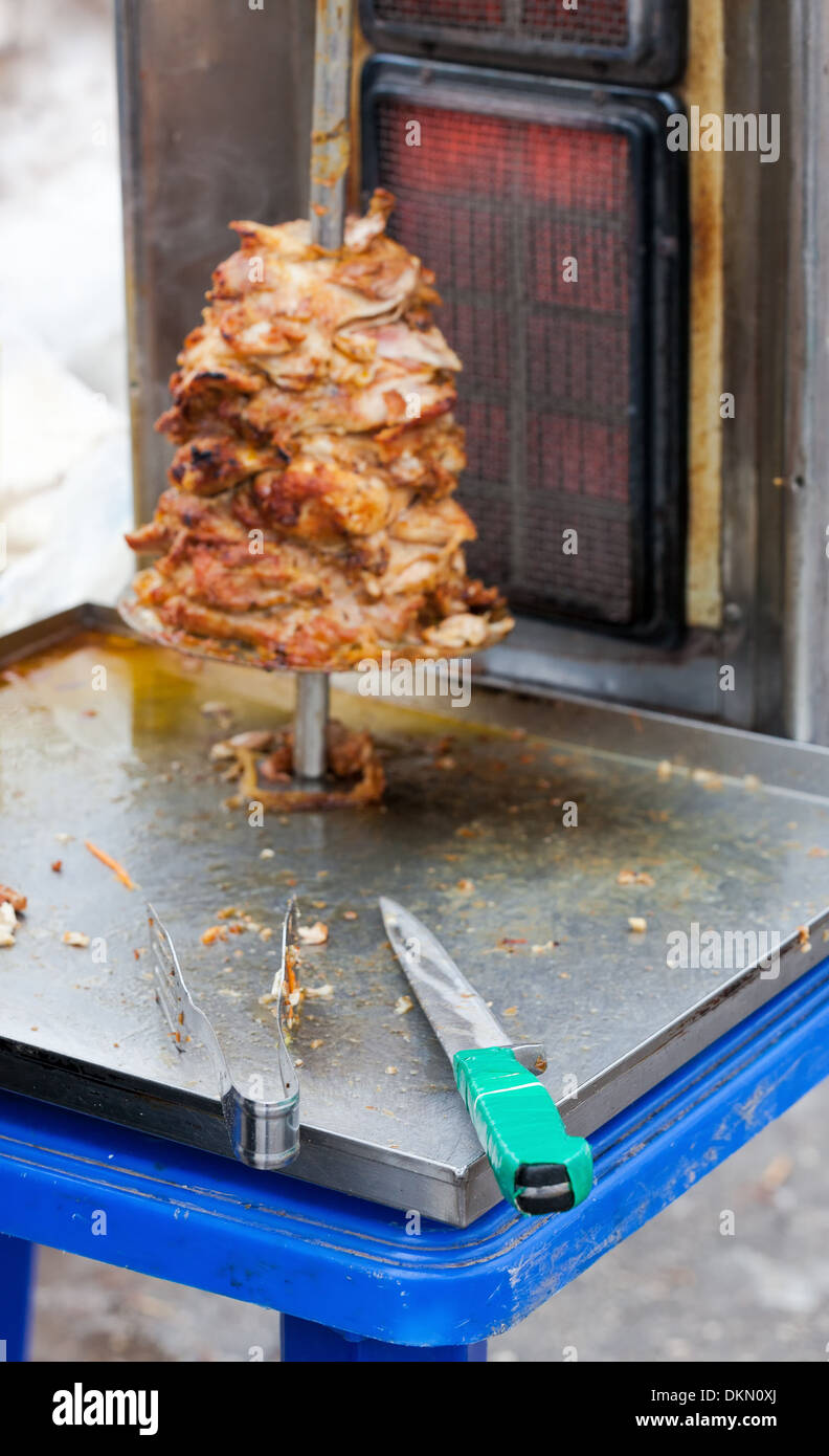 Traditional Turkish food doner kebab Stock Photo - Alamy