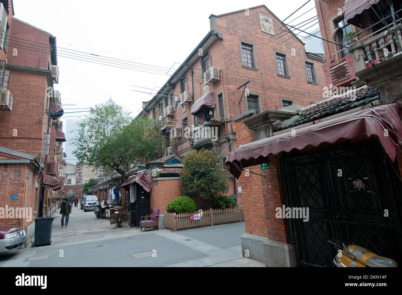 traditional Shanghainese architectural style area - Shikumen - combine ...