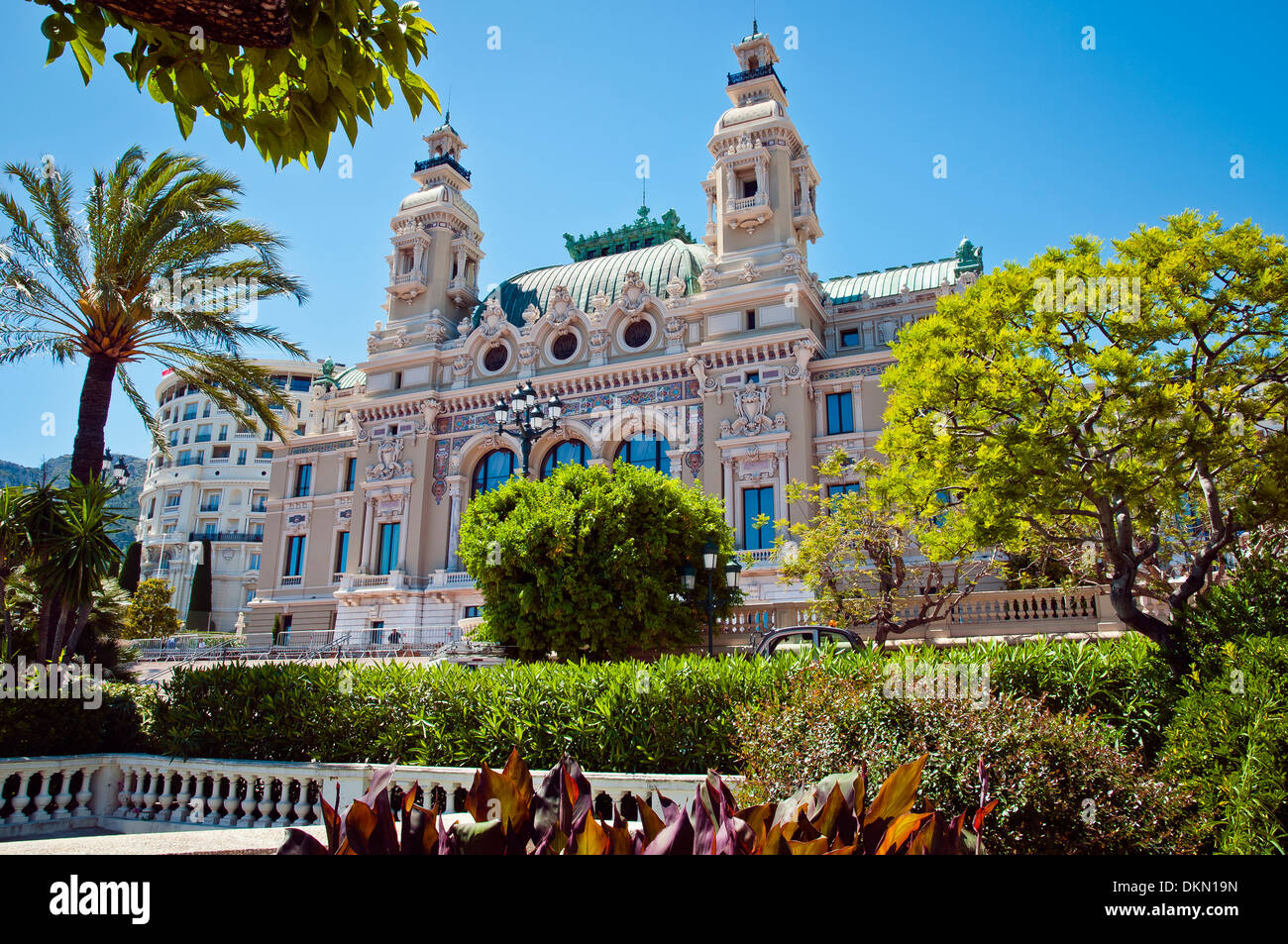 Horizontal view of The Opéra de Monte-Carlo, part of the Monte Carlo ...