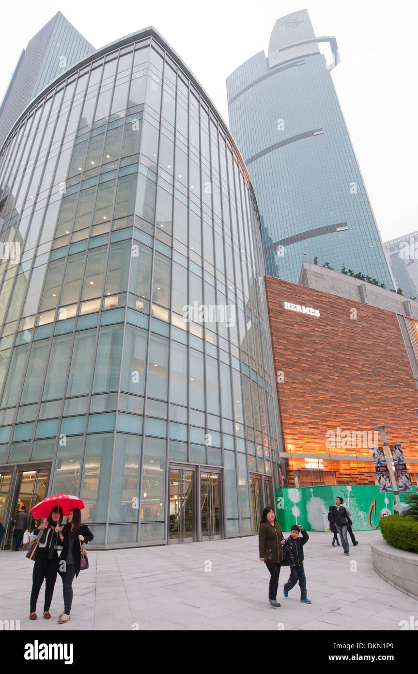 Plaza 66 commercial and office complex with Tower 2 building at West ...