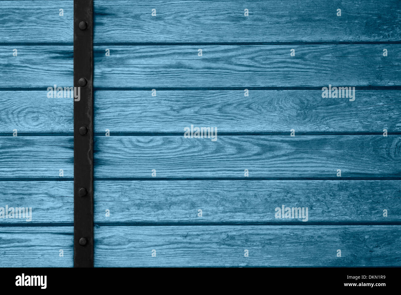 Blue Wood Grain Background