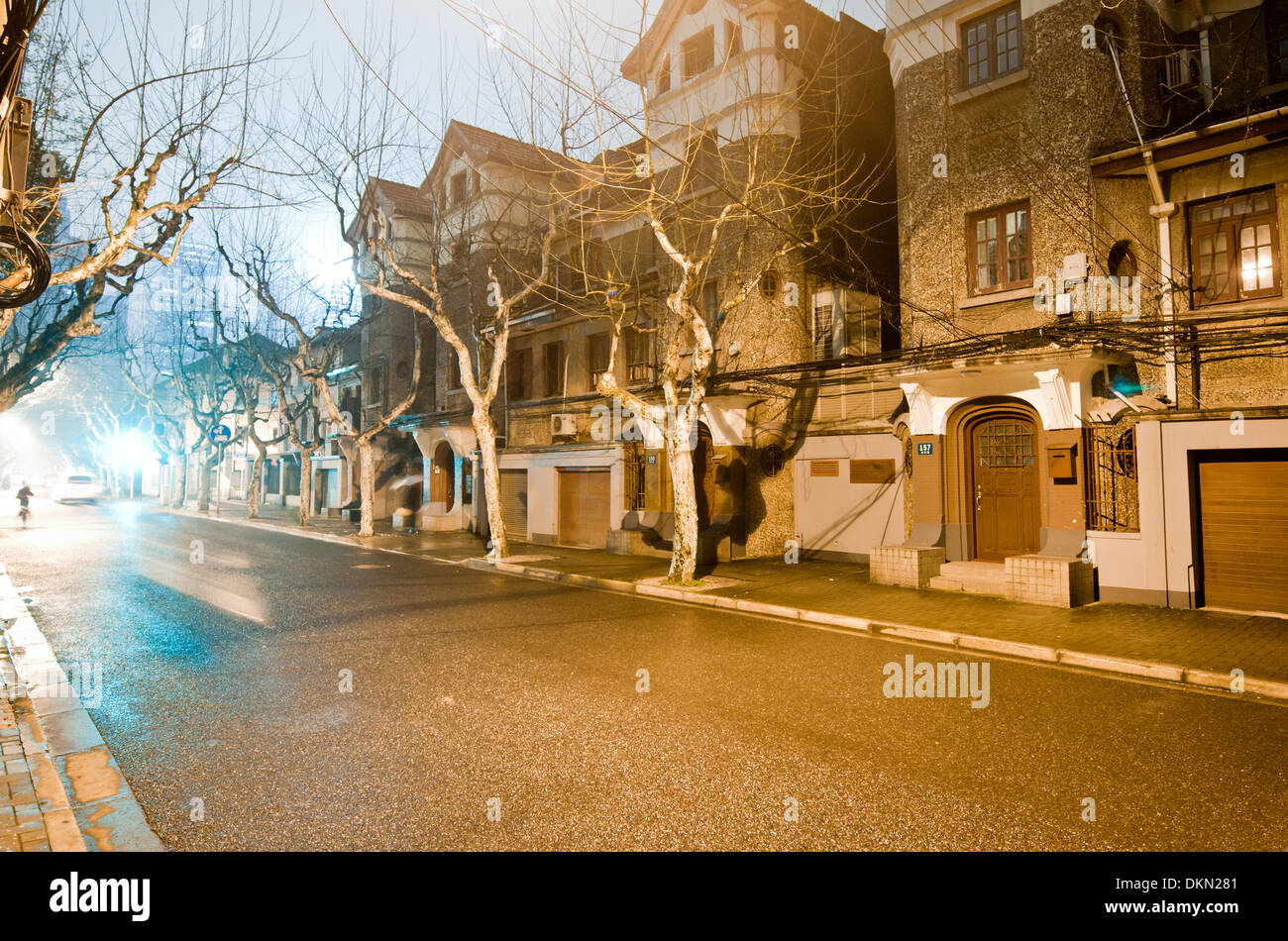 townhouses at Fumin Road in Shanghai, China Stock Photo - Alamy