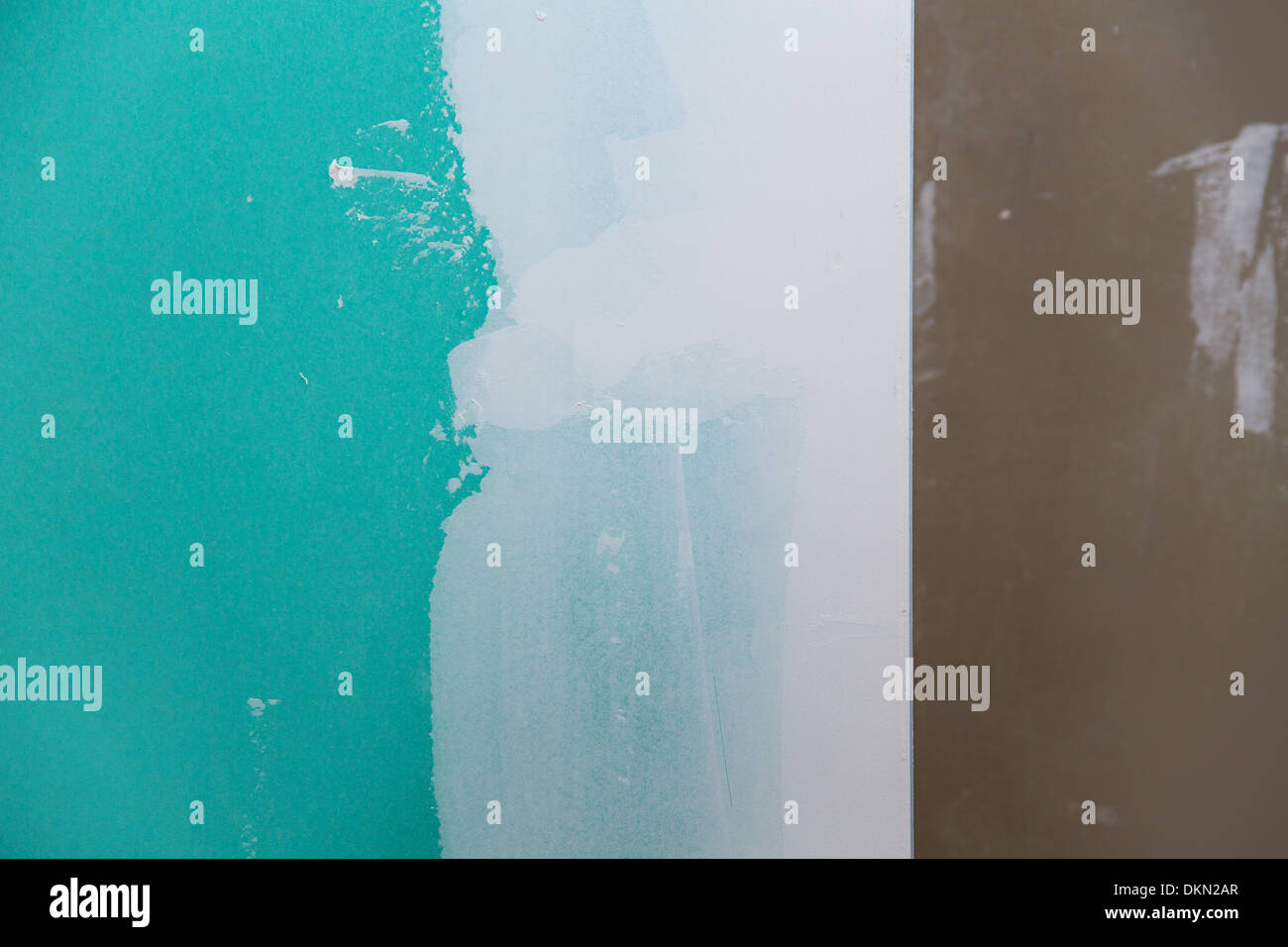 drywall hydrophobic plasterboard in green plaster corner seam detail ...