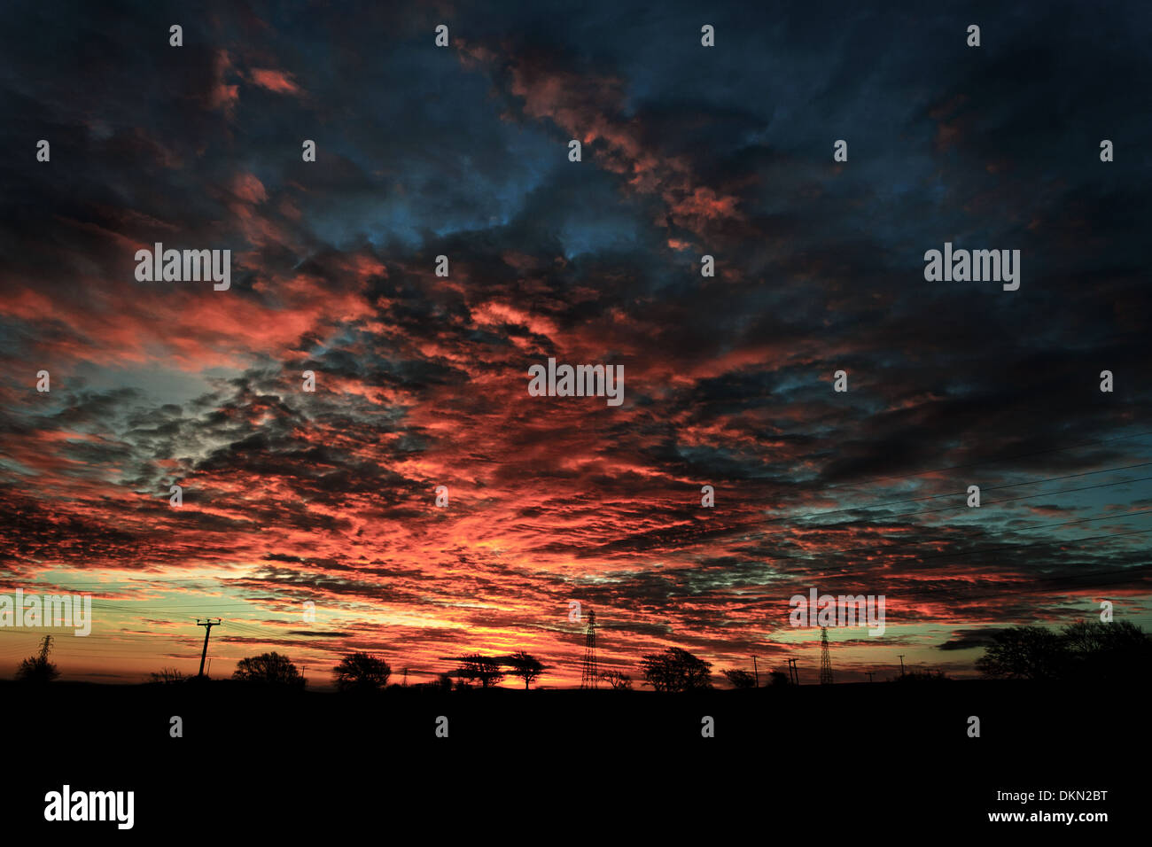 Falling sky over Scotland Stock Photo - Alamy