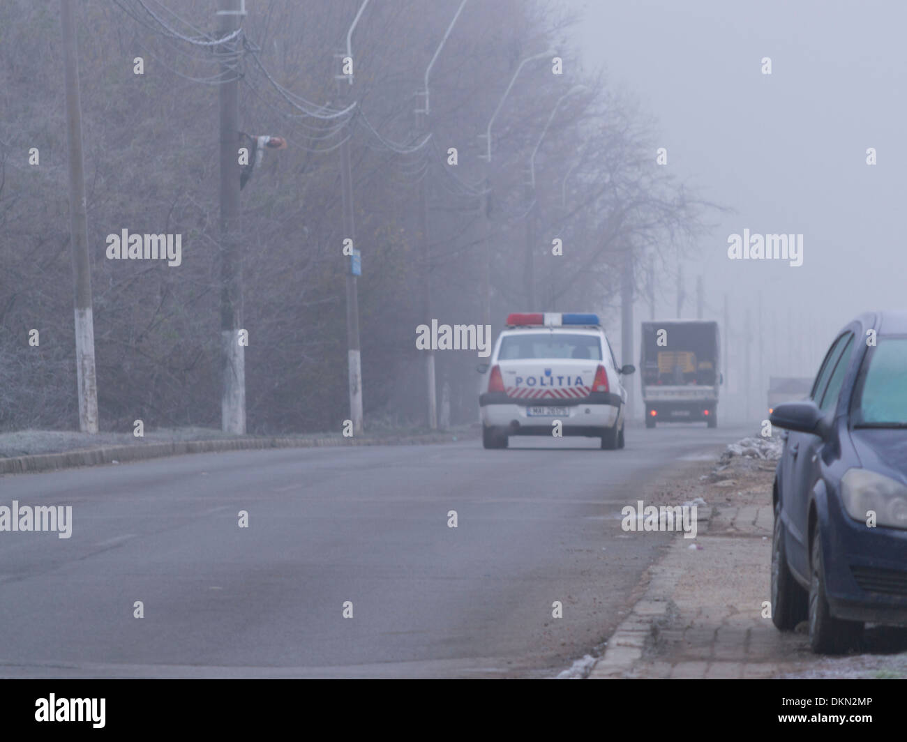 Romanian police car hi-res stock photography and images - Alamy