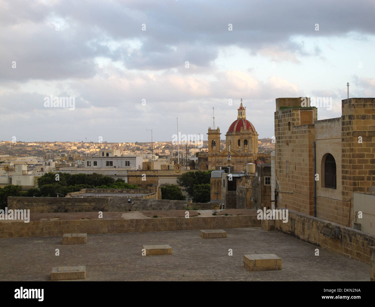 Victoria citadel in Gozo Island, Malta Island, Mediteran, sea, Europe ...