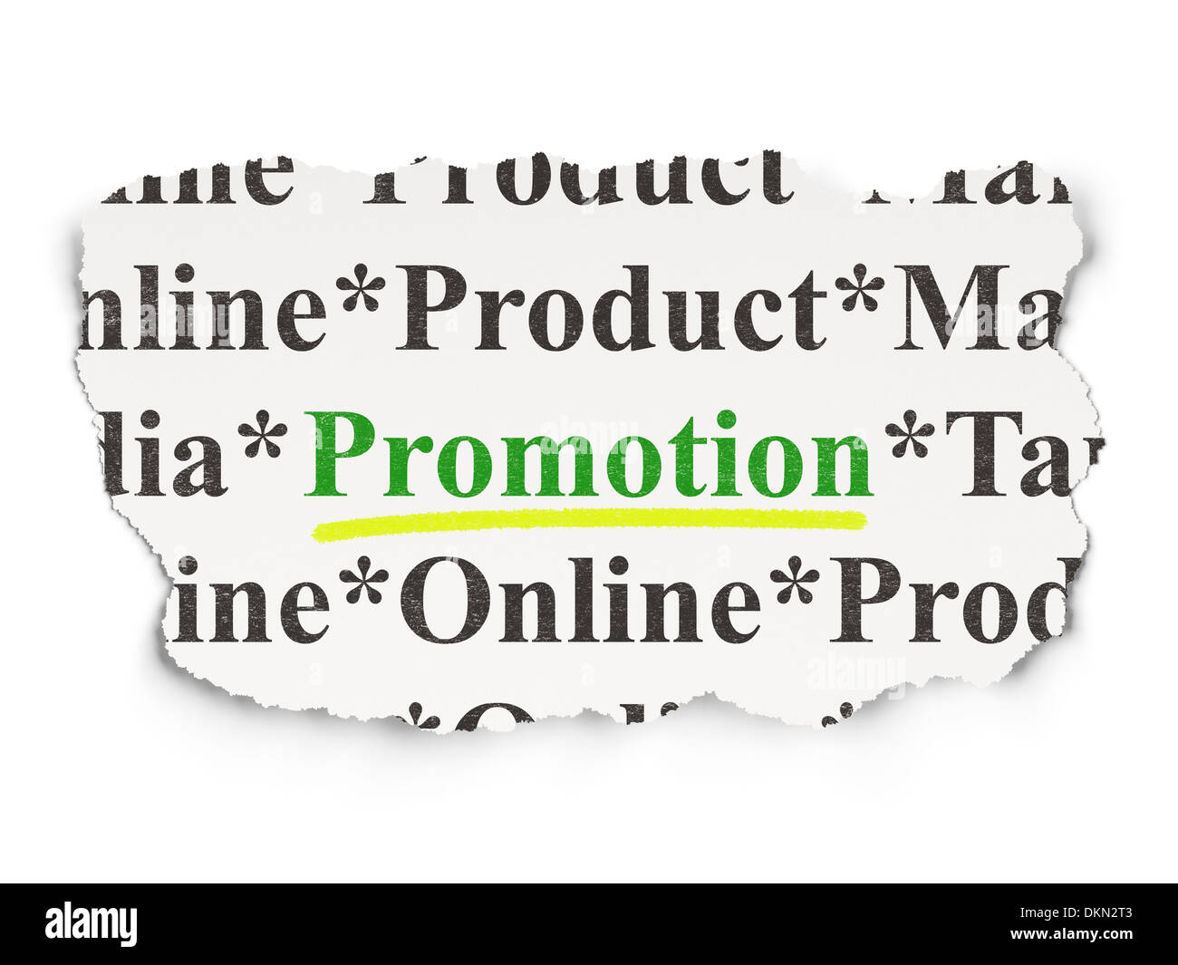 Marketing concept: Promotion on Paper background Stock Photo - Alamy