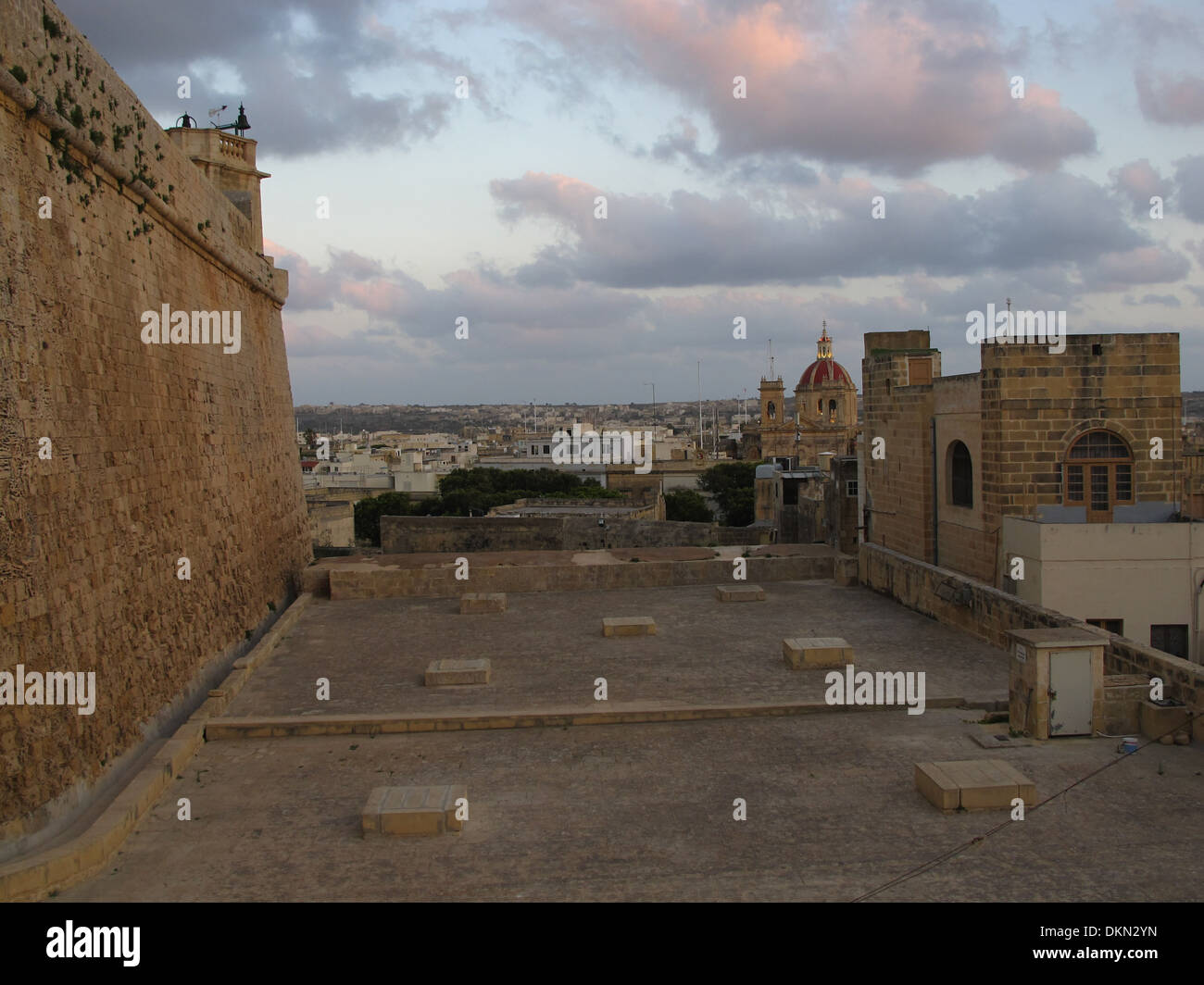 Victoria citadel in Gozo Island, Malta Island, Mediteran, sea, Europe ...