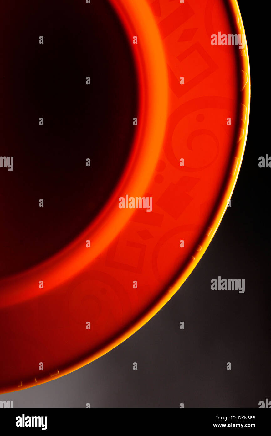 Round orange plate hi-res stock photography and images - Alamy