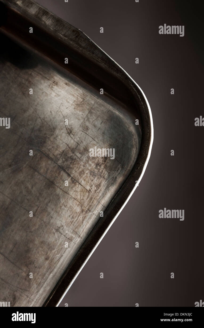 Studio photograph of metal baking pan Stock Photo - Alamy