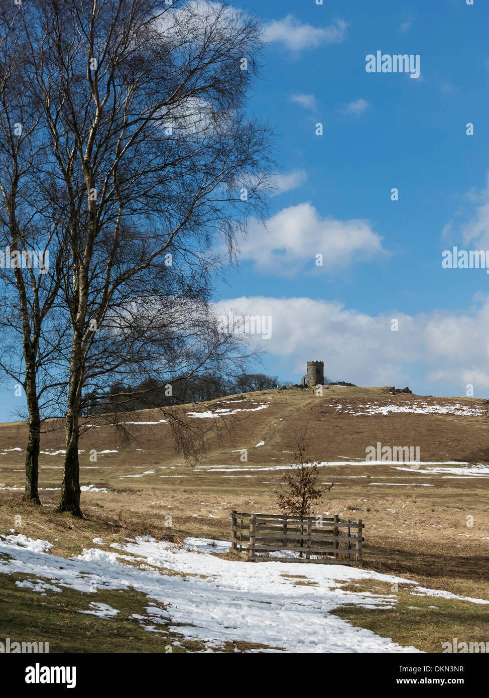 Old John Tower, Bradgate Park, Leicestershire, England, UK Stock Photo ...