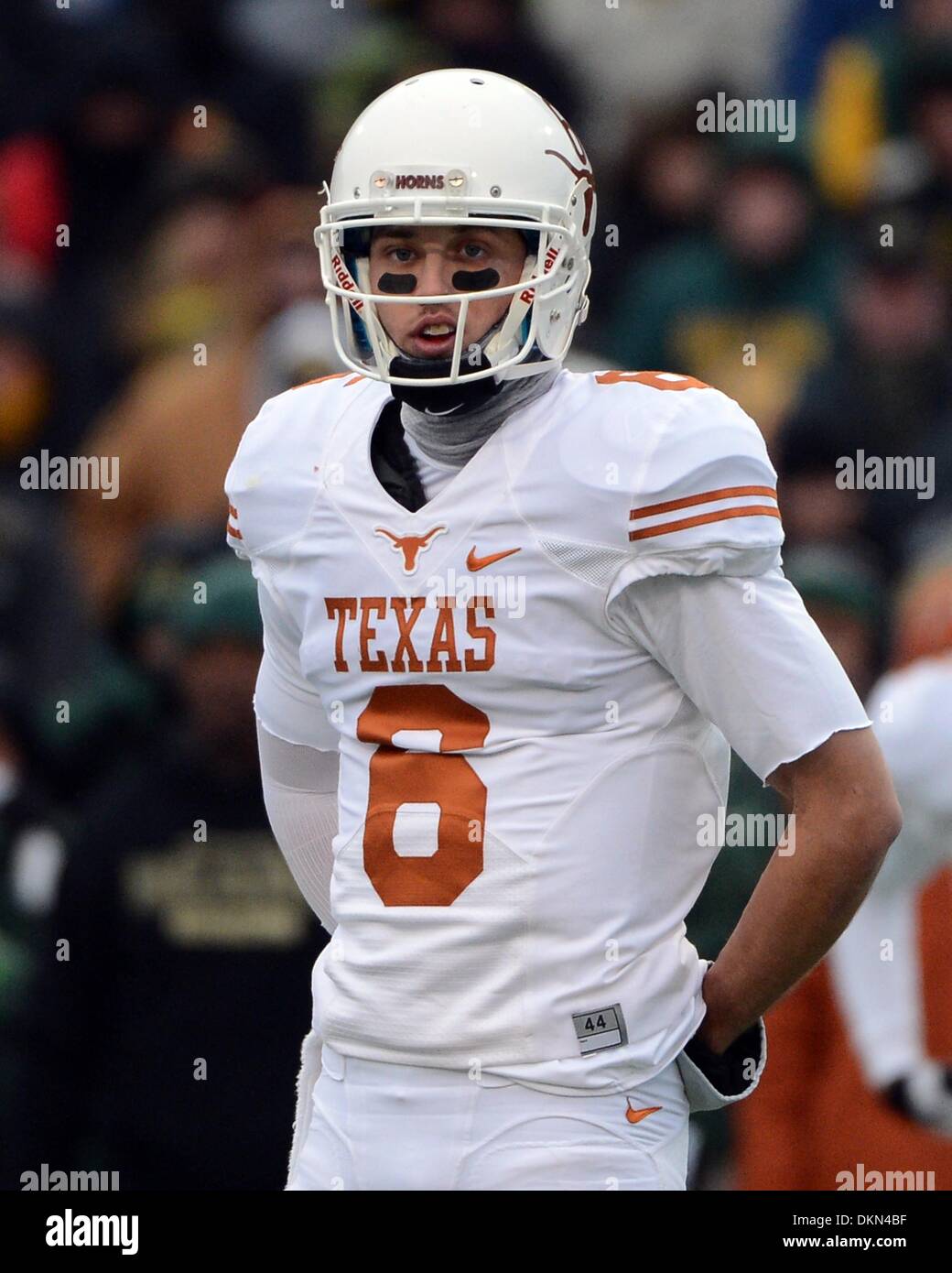 Dec 7, 2013 Halftime. Case McCoy #6 of the Texas Longhorns vs the ...