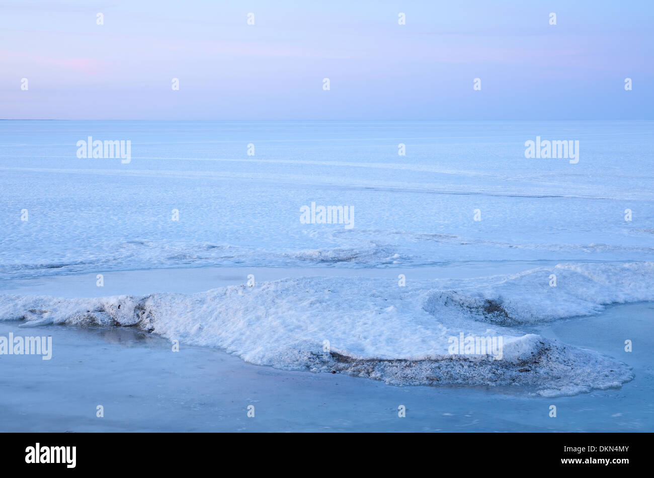An evolving landscape of thawing and shifting ice graces Lake Simcoe in ...