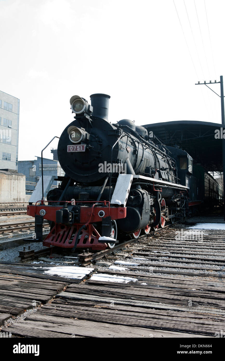 old steam train Stock Photo - Alamy