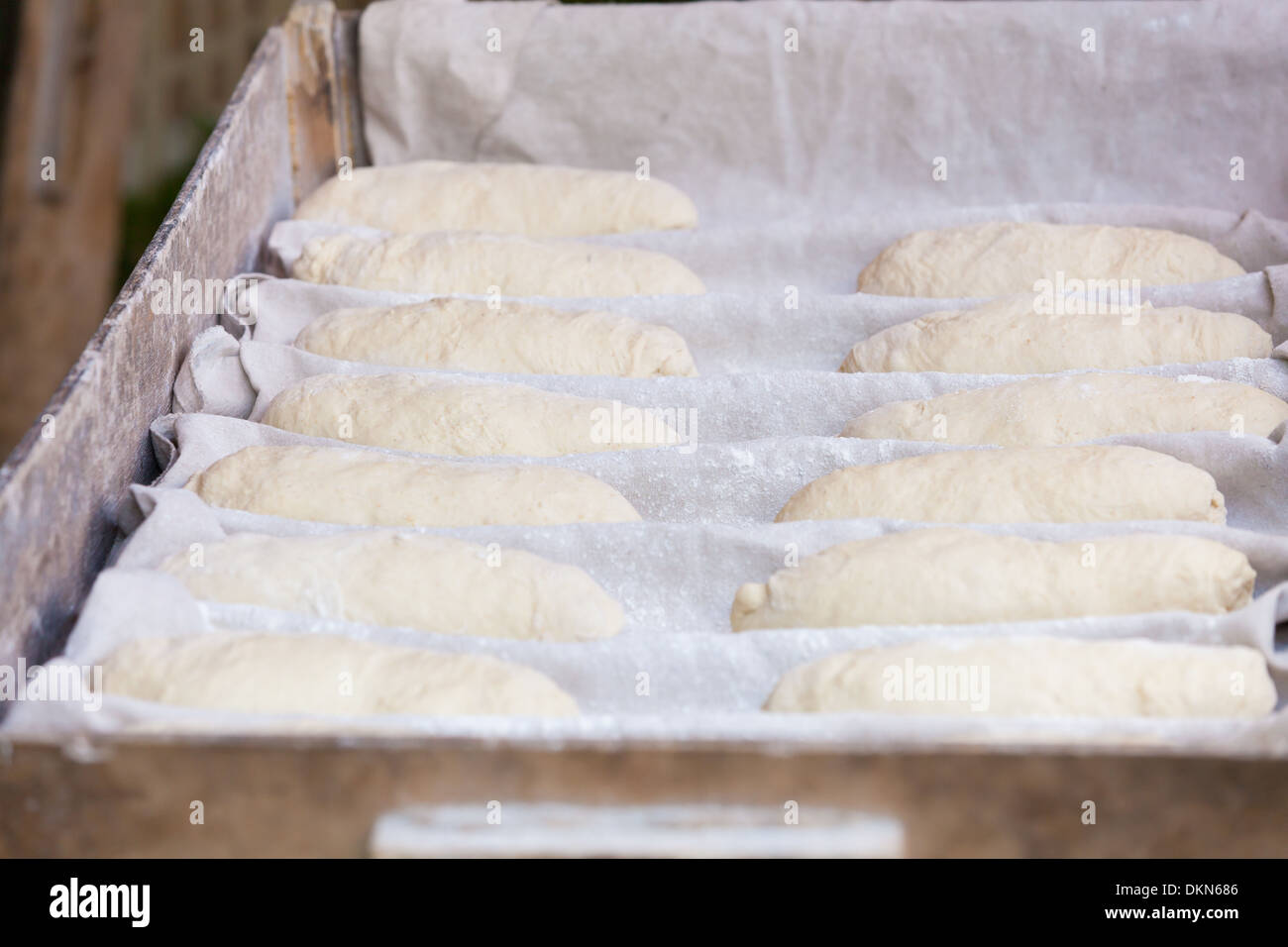preparation of traditional bread Stock Photo - Alamy
