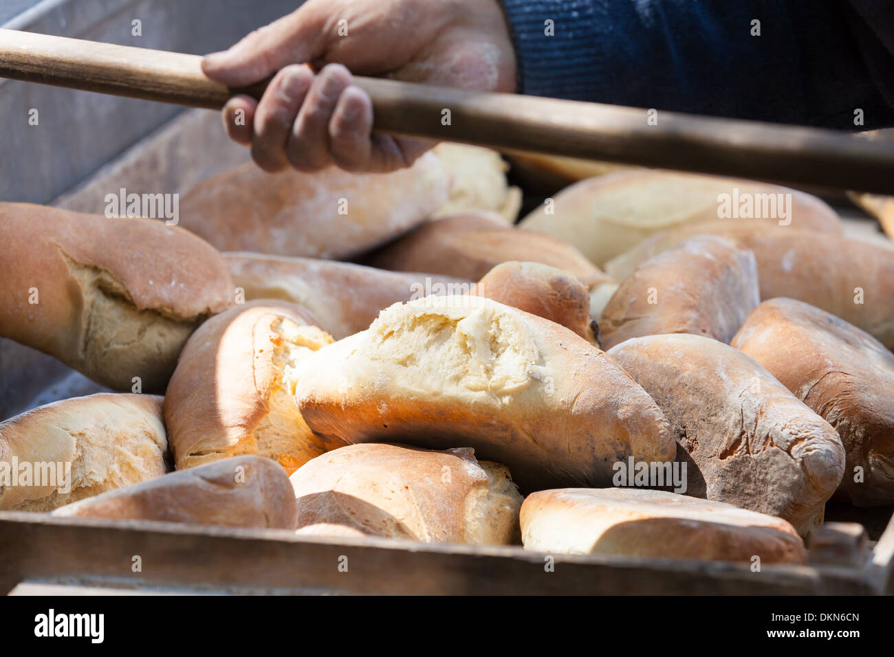 Baker wood oven yeast hi-res stock photography and images - Alamy