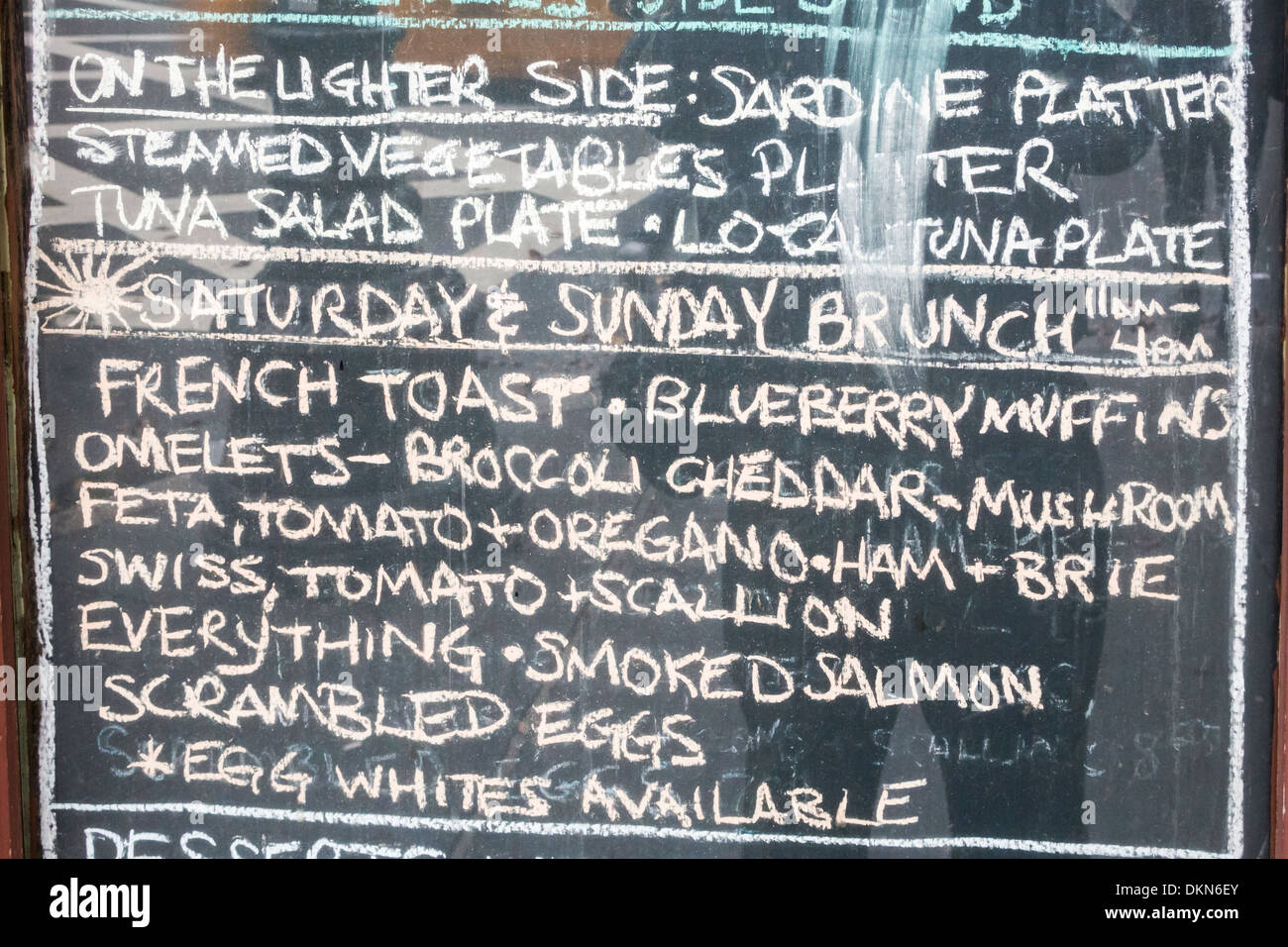 Chalkboard menu hi-res stock photography and images - Alamy