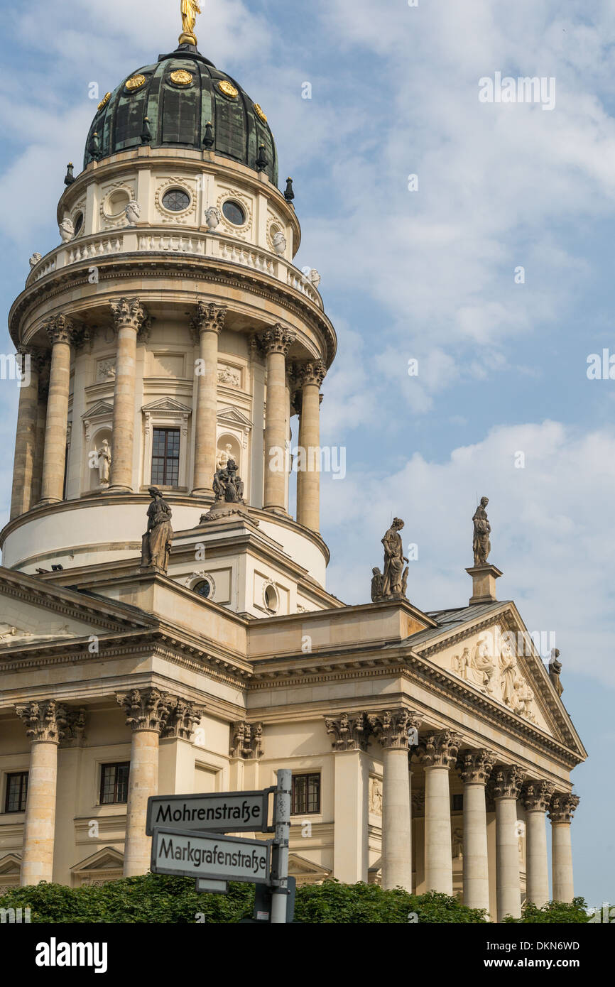 The German Cathedral or Deutscher Dom, built in 1708, is located in ...