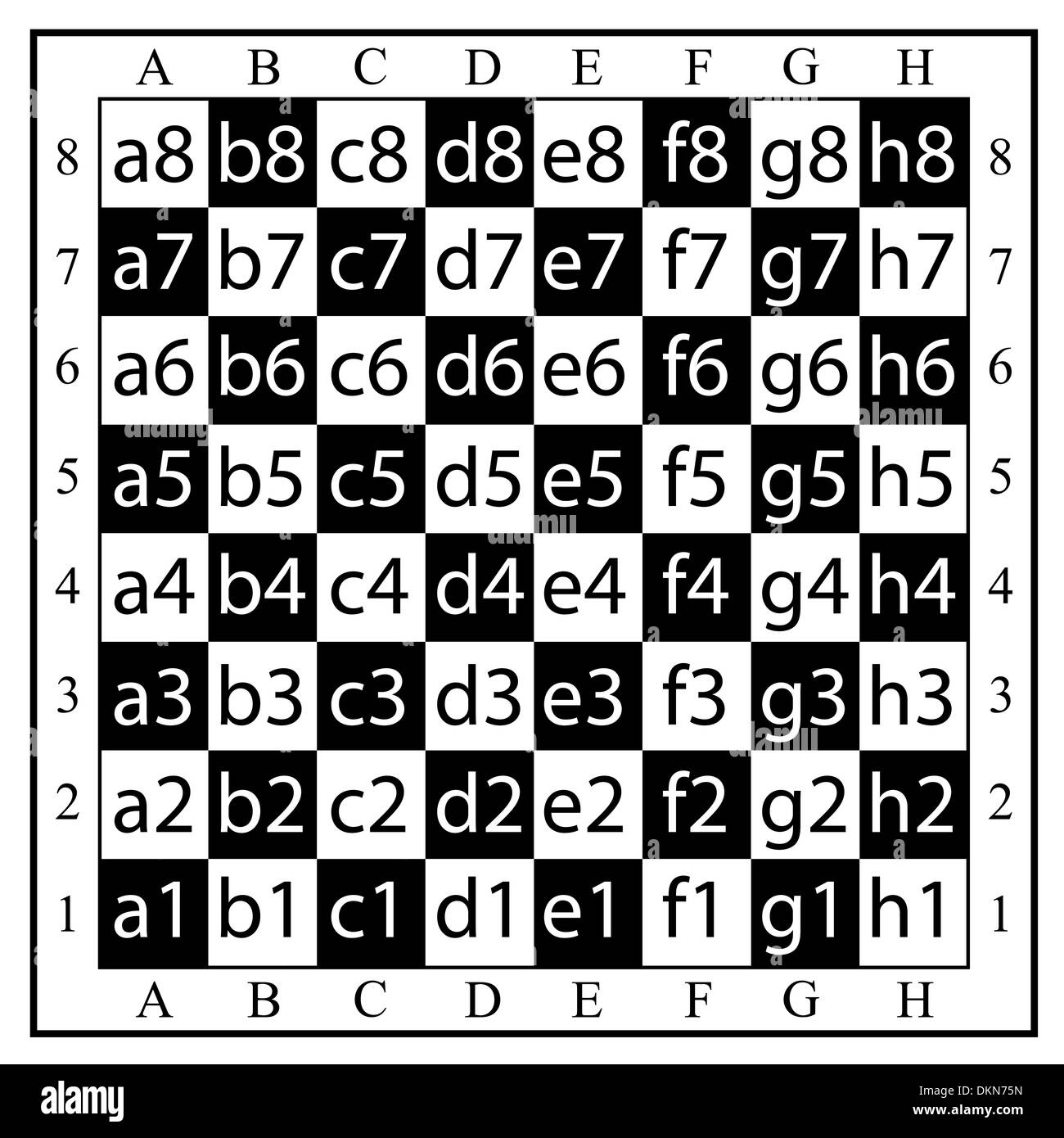 Chess board without chess pieces Stock Photo - Alamy