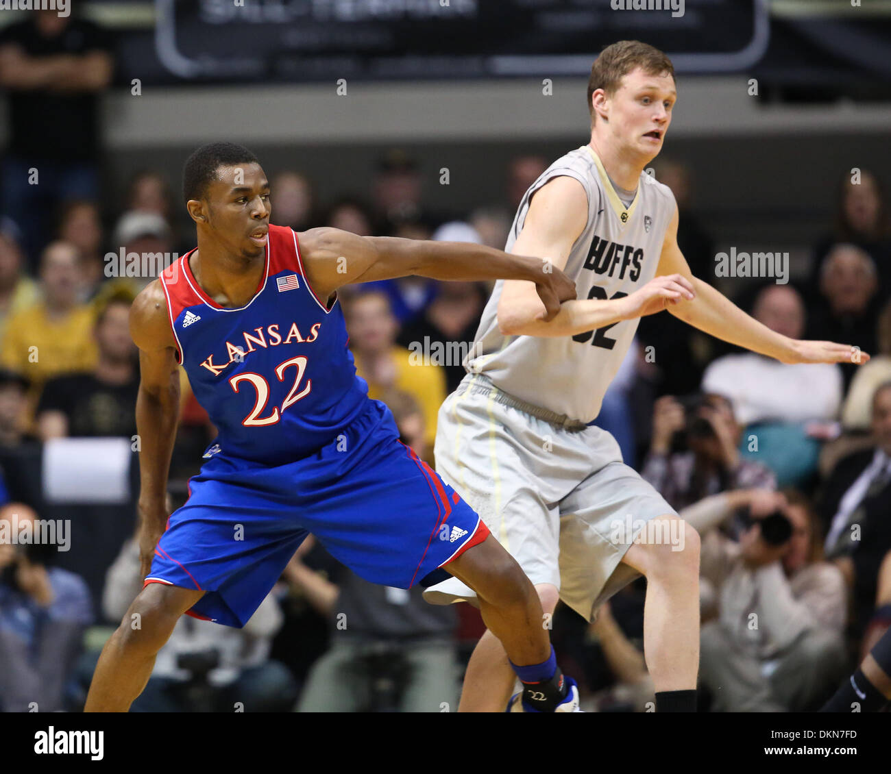 Boulder, CO, USA. 7th Dec, 2013. December 7, 2013: Kansas forward ...
