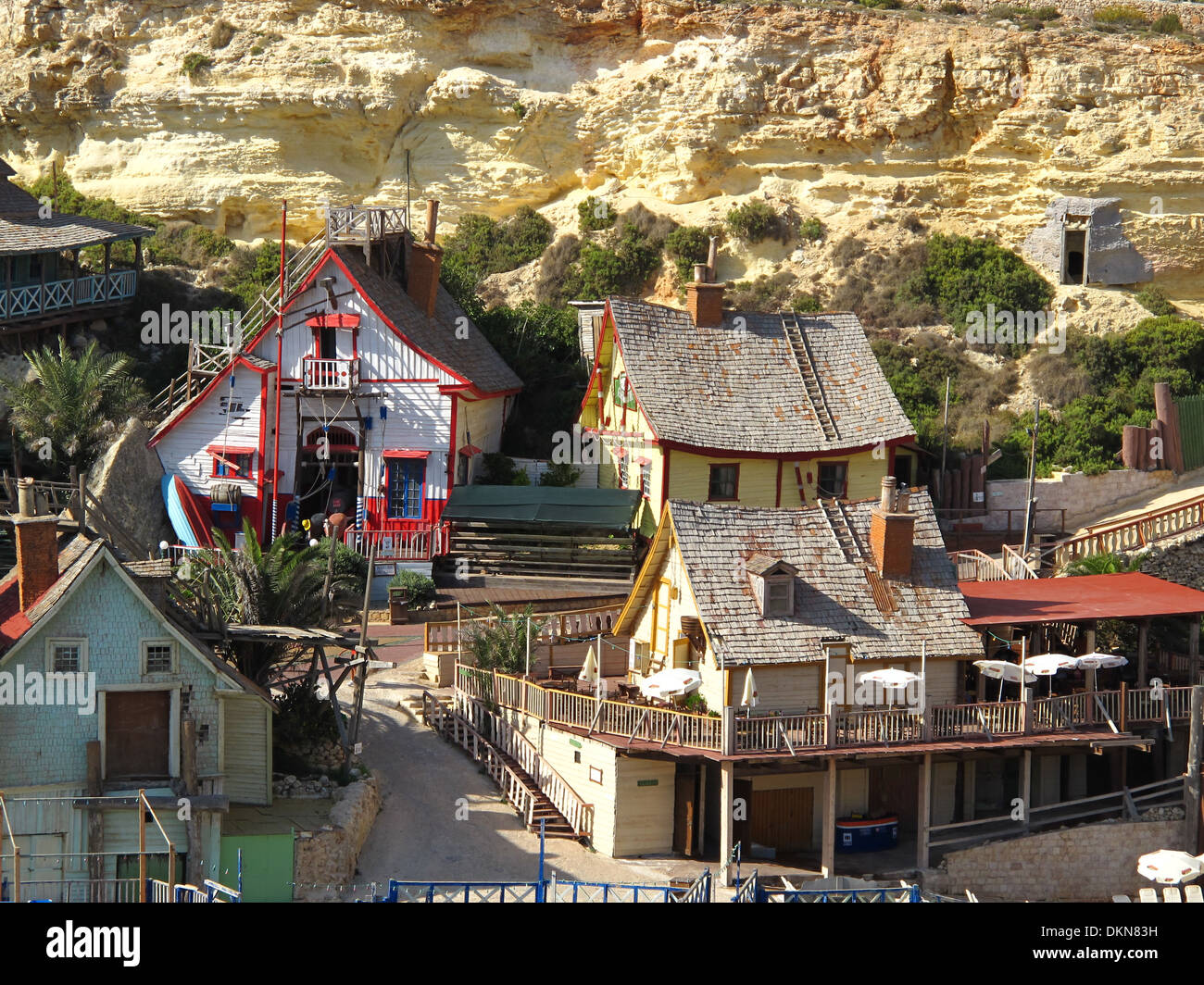 Popeye Village, Malta Island, Mediteran, sea, Europe, movie, location ...