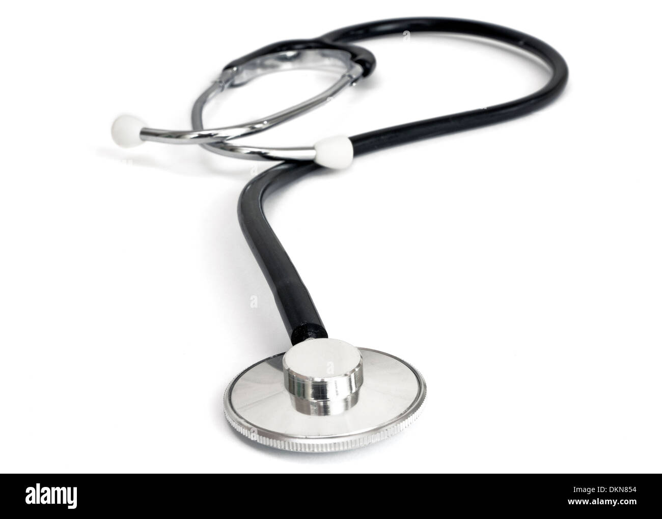 stethoscope isolated over a white background. Medical instrument for ...