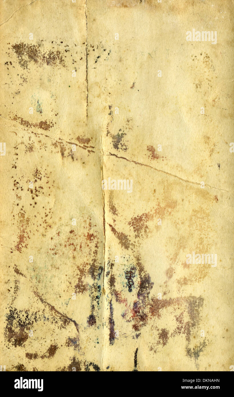 Old paper background with stains Stock Photo - Alamy