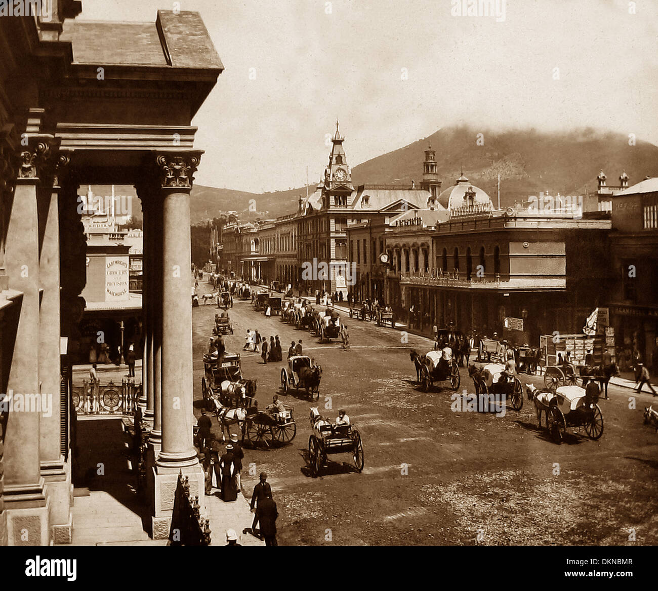 South Africa Cape Town Adderley Street pre-1900 Stock Photo - Alamy