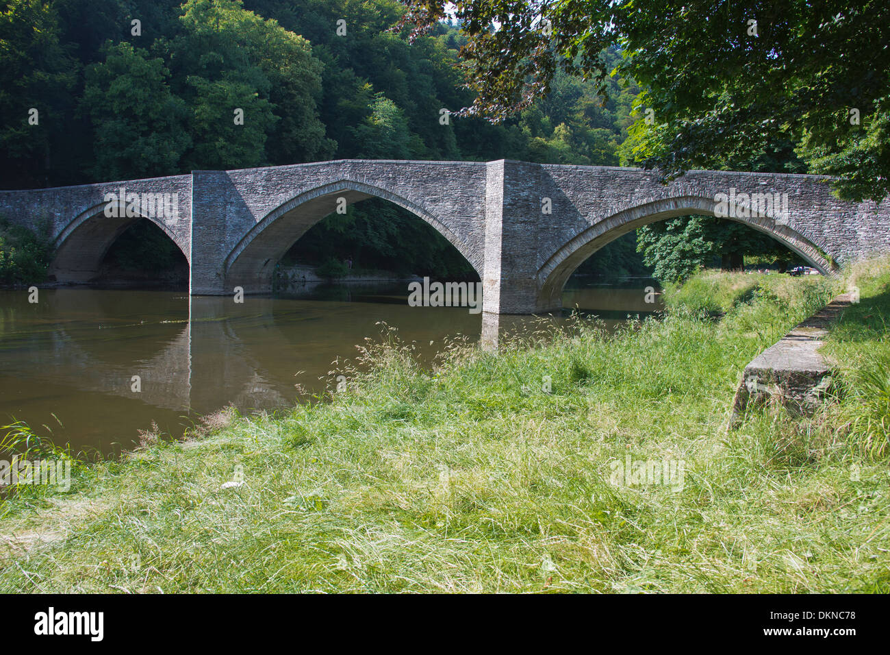Pont de Cordemois spanning the Semois river Stock Photo - Alamy