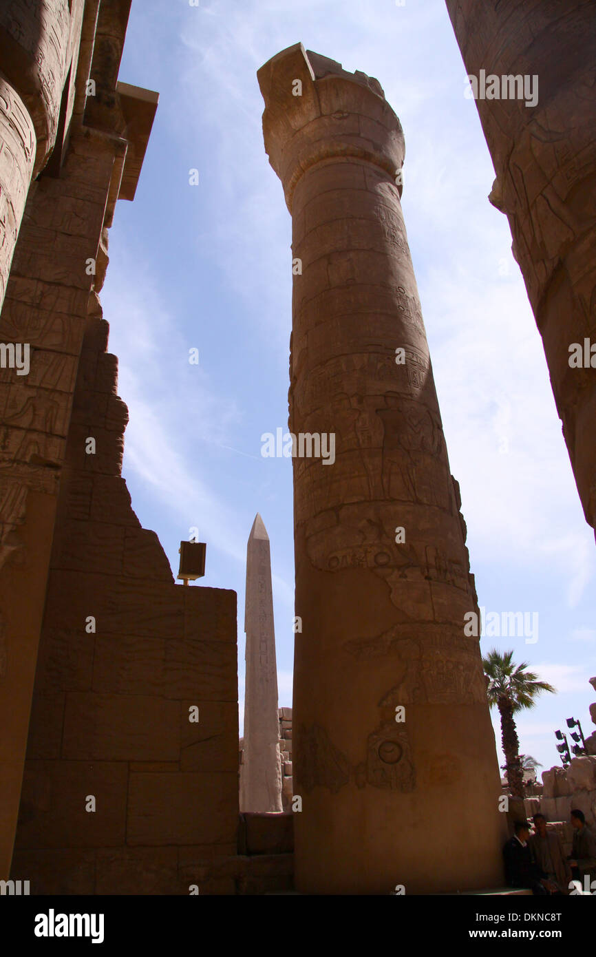 Obelisk at the Karnak Stock Photo - Alamy