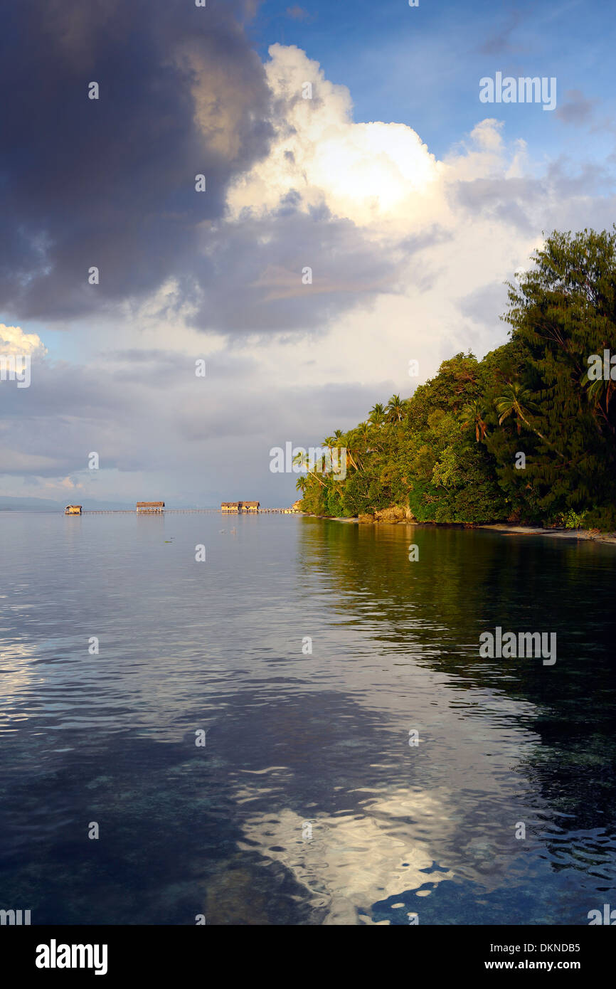 Kri Island in the idyllic Raja Ampat Islands of West Papua Stock Photo ...